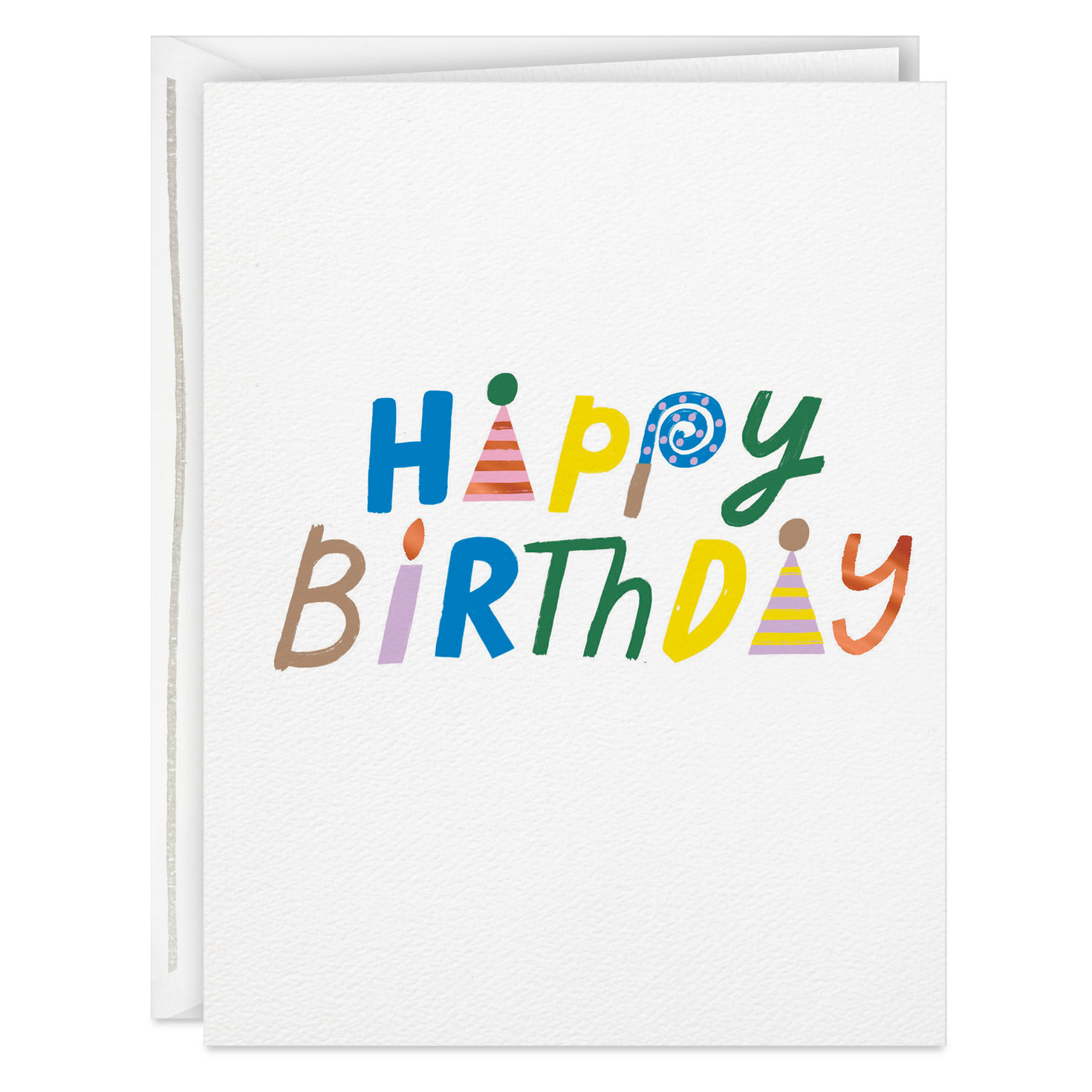 Whimsical Lettering Happy Birthday to You Birthday Card - Greeting ...