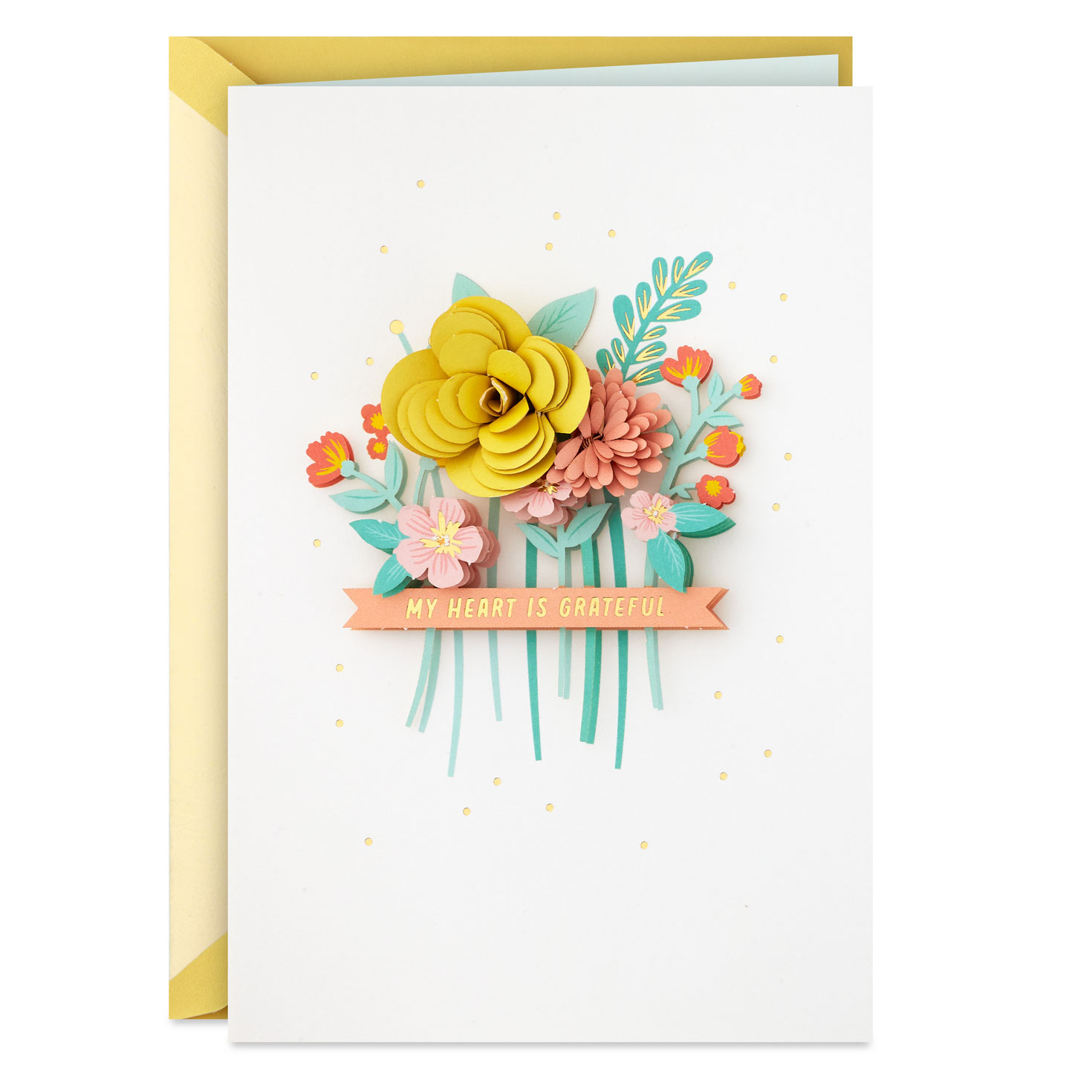My Heart Is Grateful Thank You Card - Greeting Cards | Hallmark