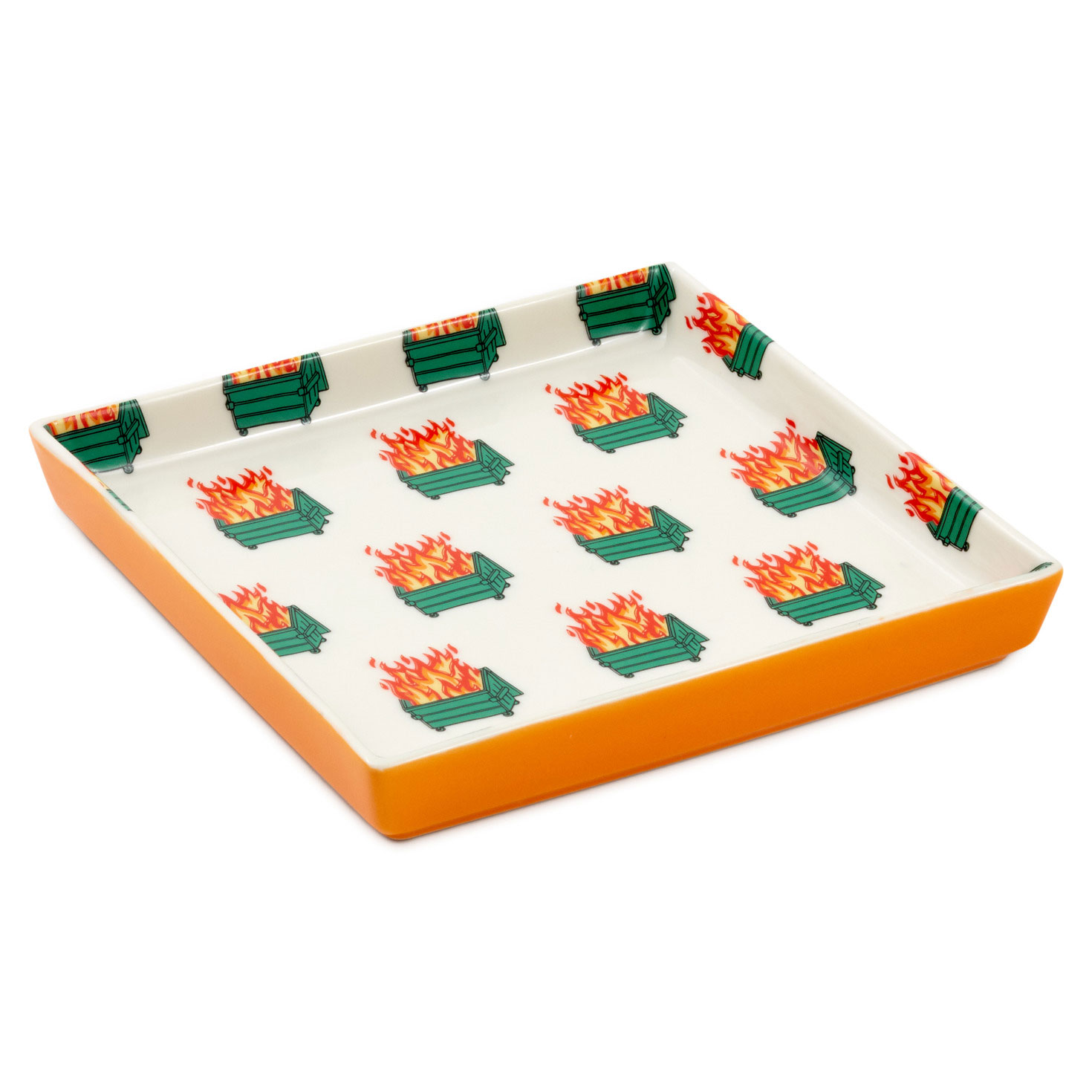 Dumpster Fire Funny Trinket Tray - Trays & Boxes | Hallmark