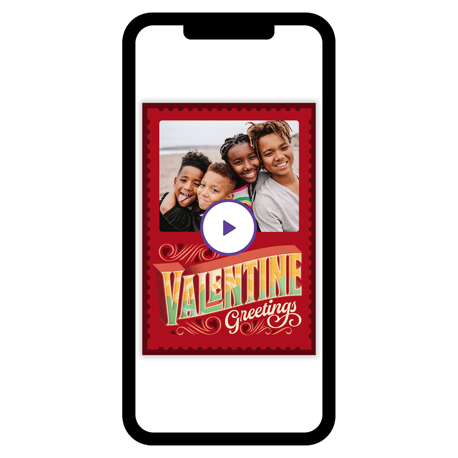 Vintage Postage Stamp Valentine's Day eCard - eCards | Hallmark