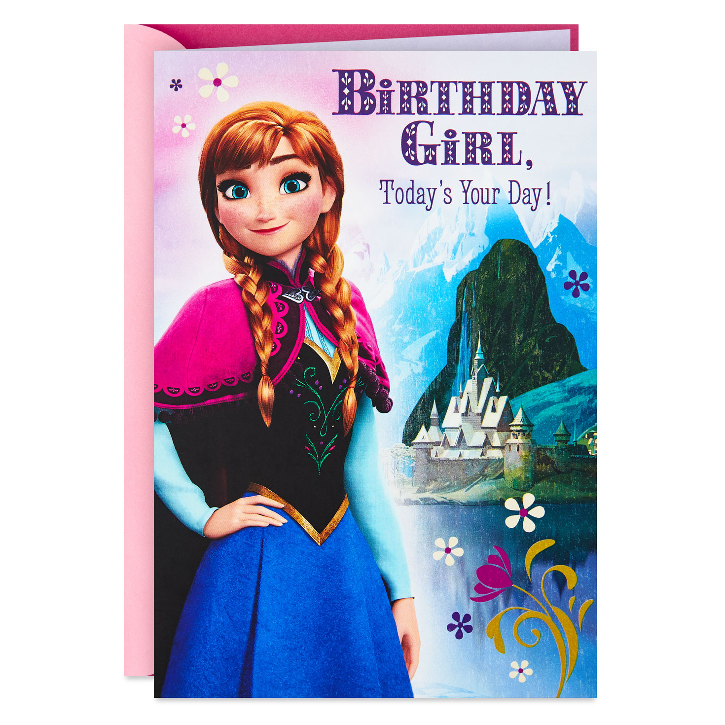 Disney Frozen Birthday Card for Her With Stickers - Greeting Cards ...