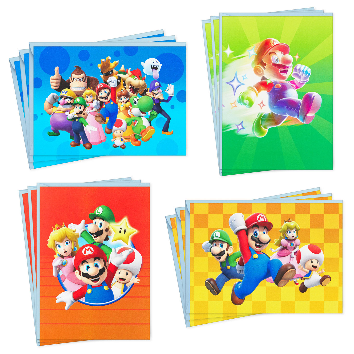 Nintendo Super Mario Bros.® Assorted Blank Notes, Pack of 12 - Note ...