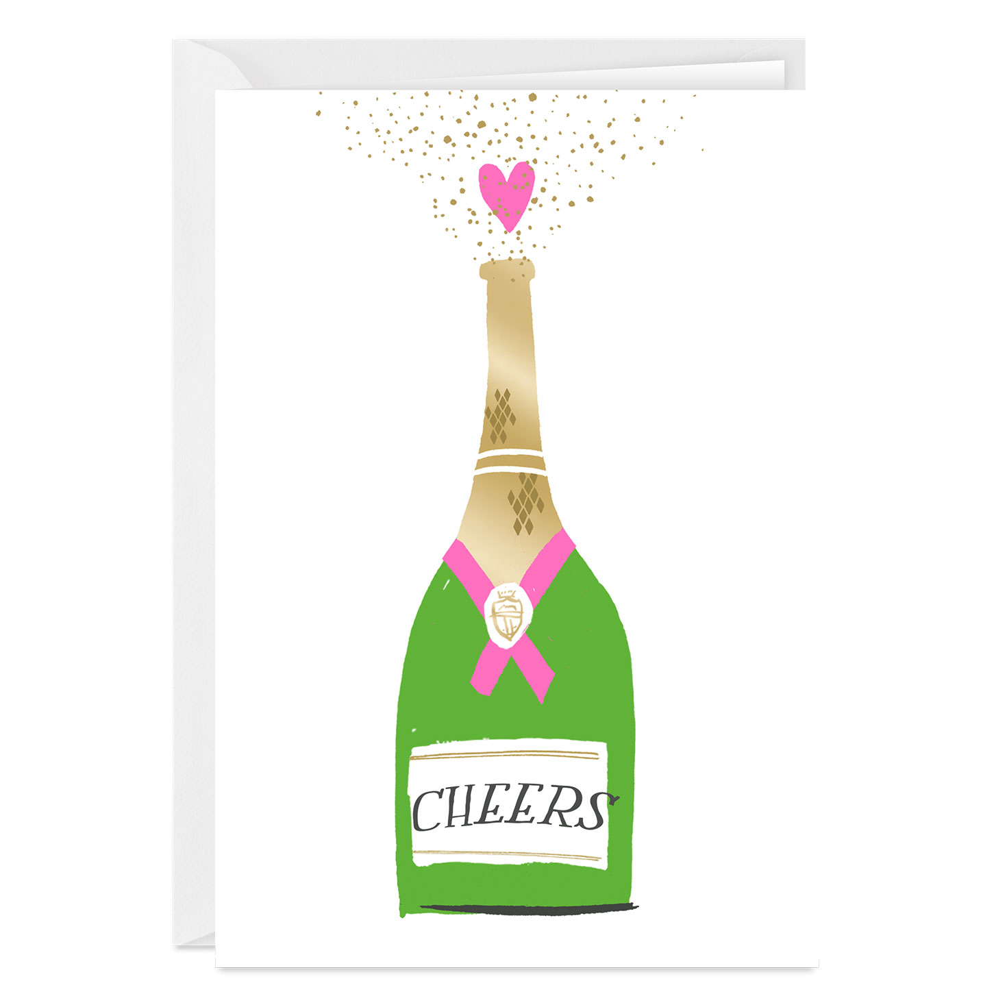 Champagne Cheers Custom Congratulations Card - Greeting Cards | Hallmark