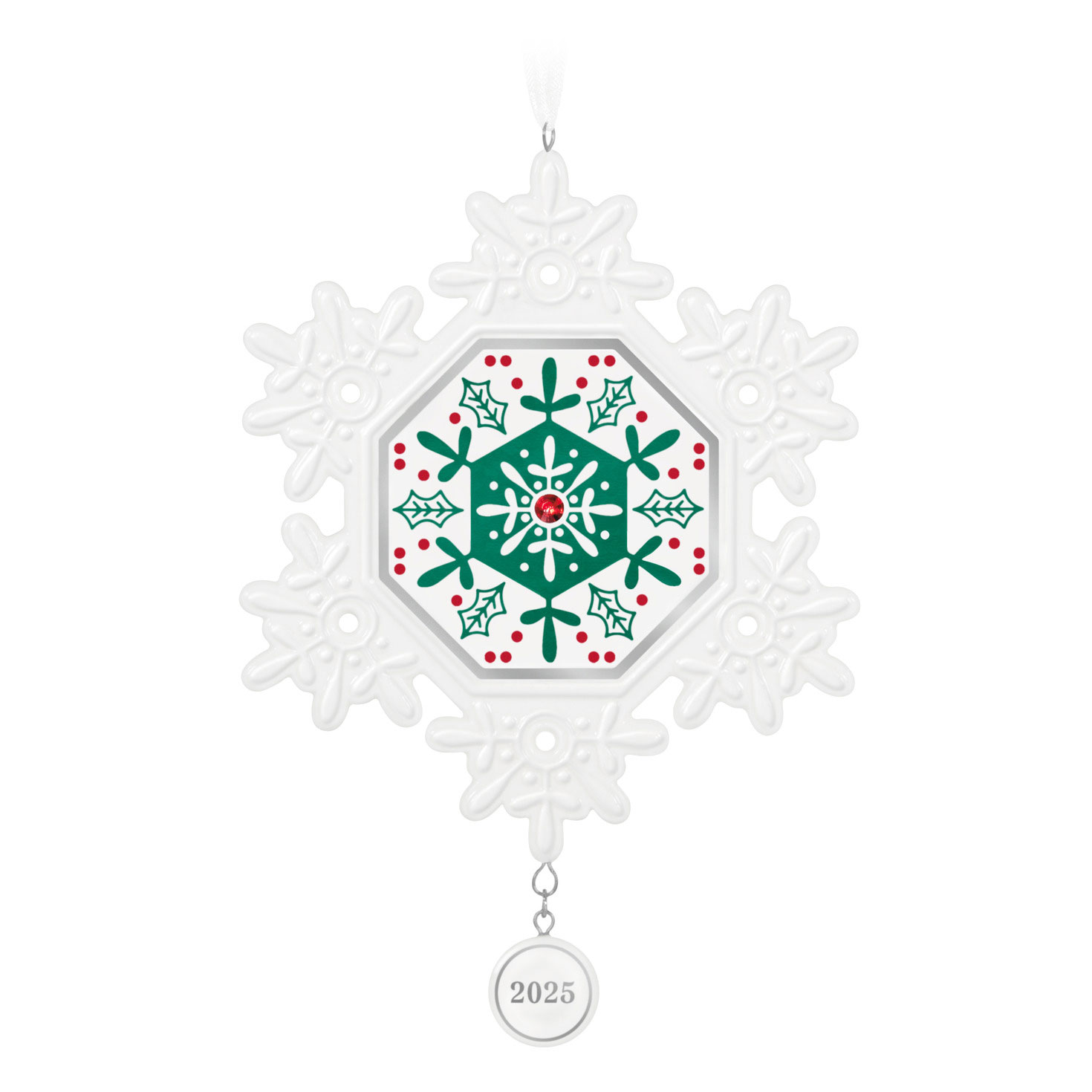 Snowflake 2025 Porcelain Ornament - Keepsake Ornaments | Hallmark