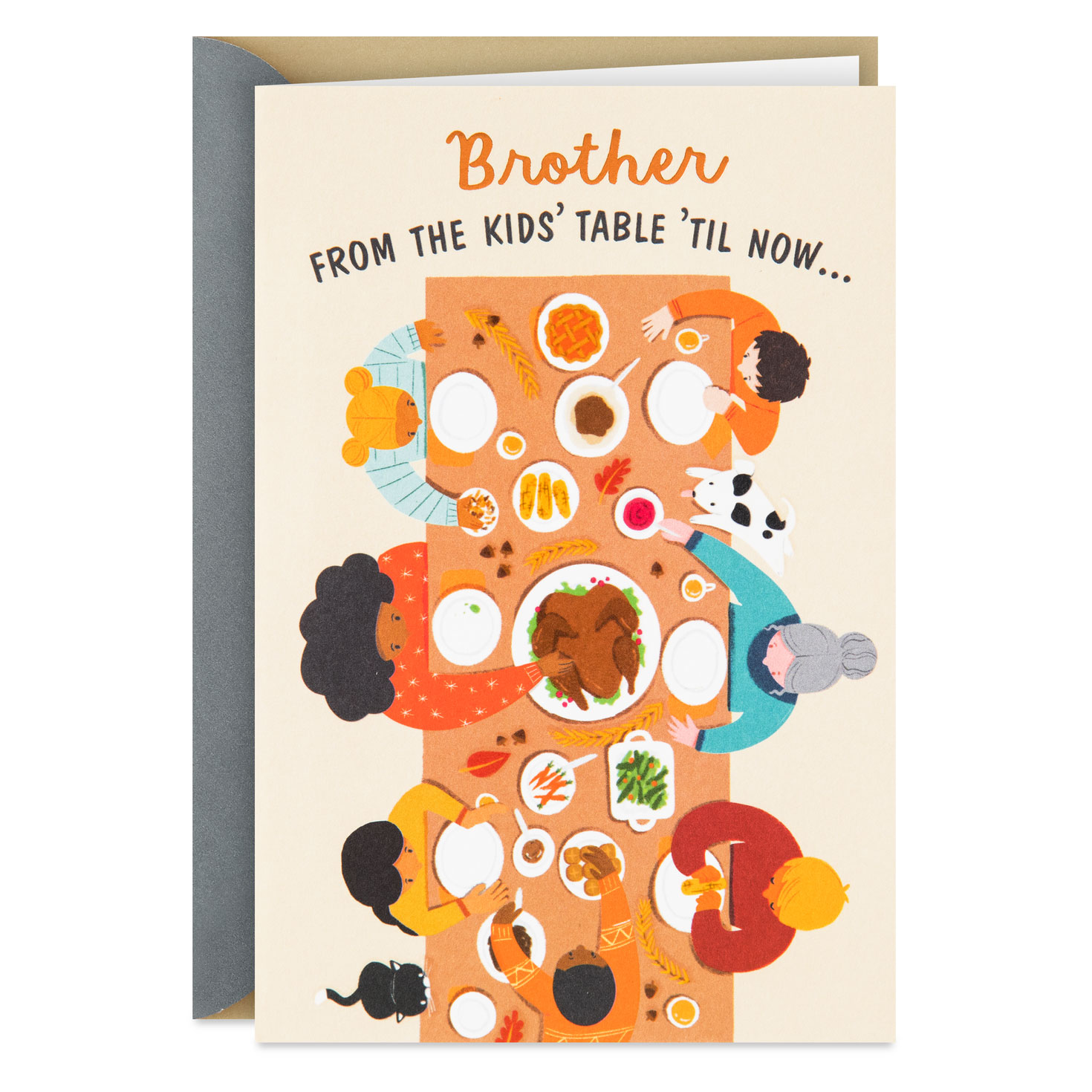 You Make Our Family Fun Thanksgiving Card for Brother - Greeting Cards ...