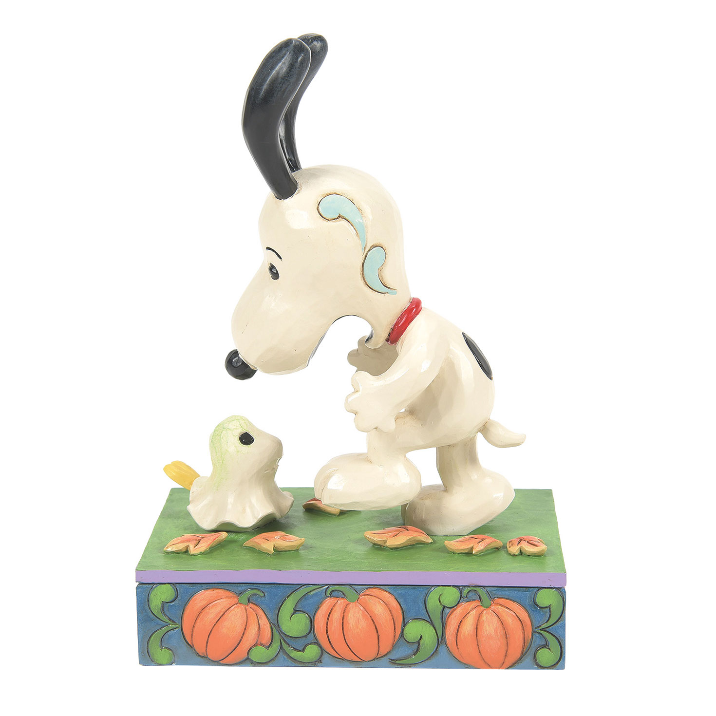 Jim Shore Peanuts Scared Snoopy and Woodstock Ghost Figurine, 5.1" H ...