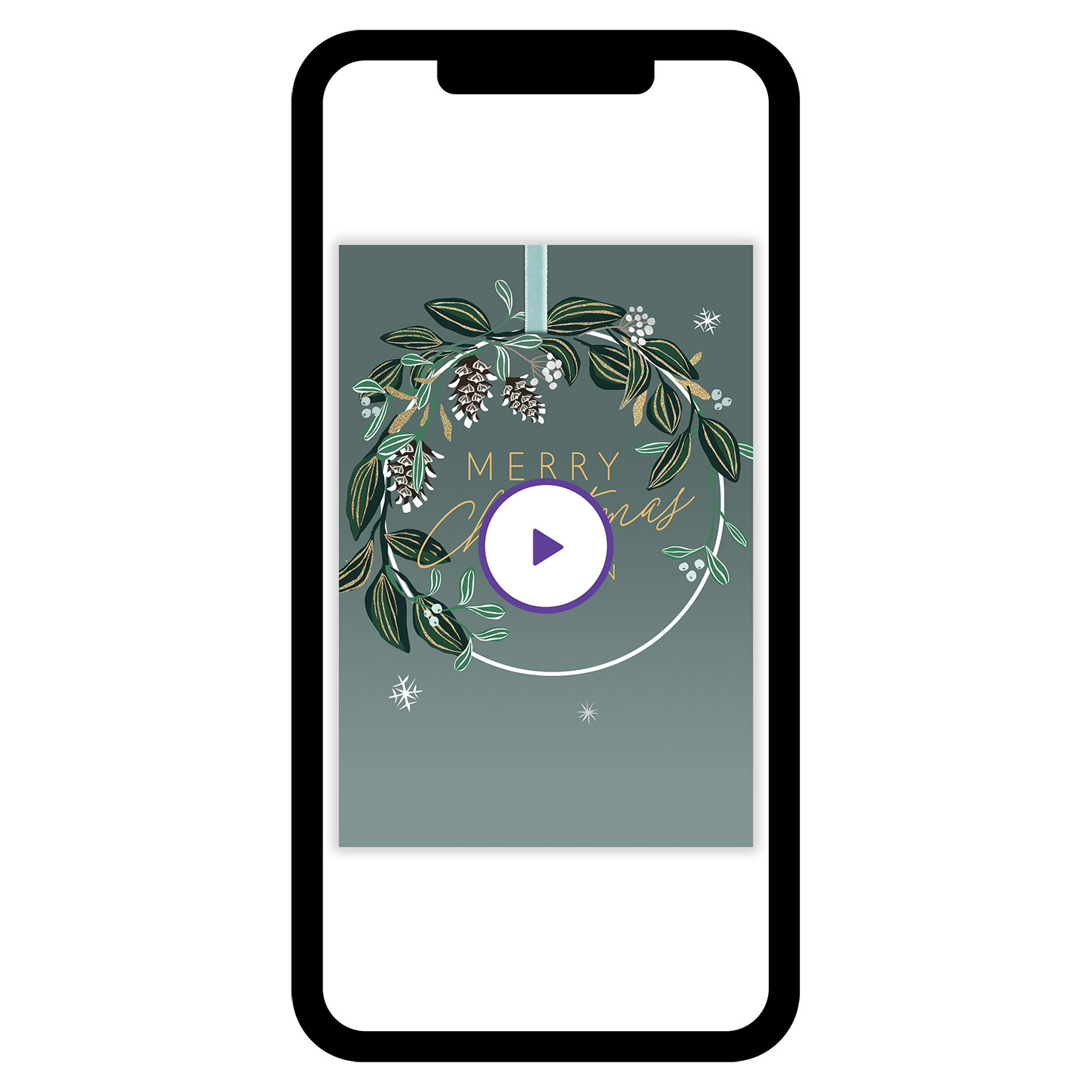 Blessings and Joy Wreath Christmas eCard - eCards | Hallmark