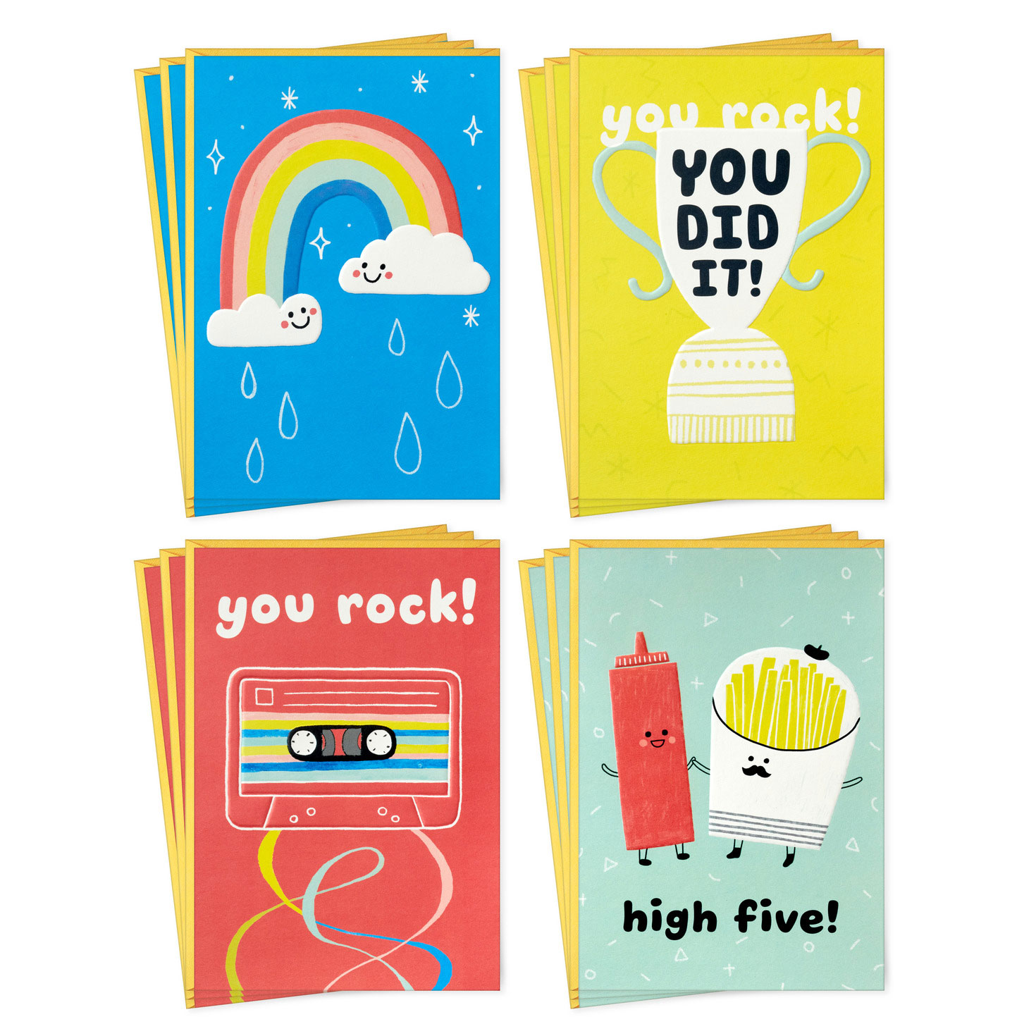 Bright and Cheery Kids Boxed Encouragement Cards Assortment, Pack of 12 ...