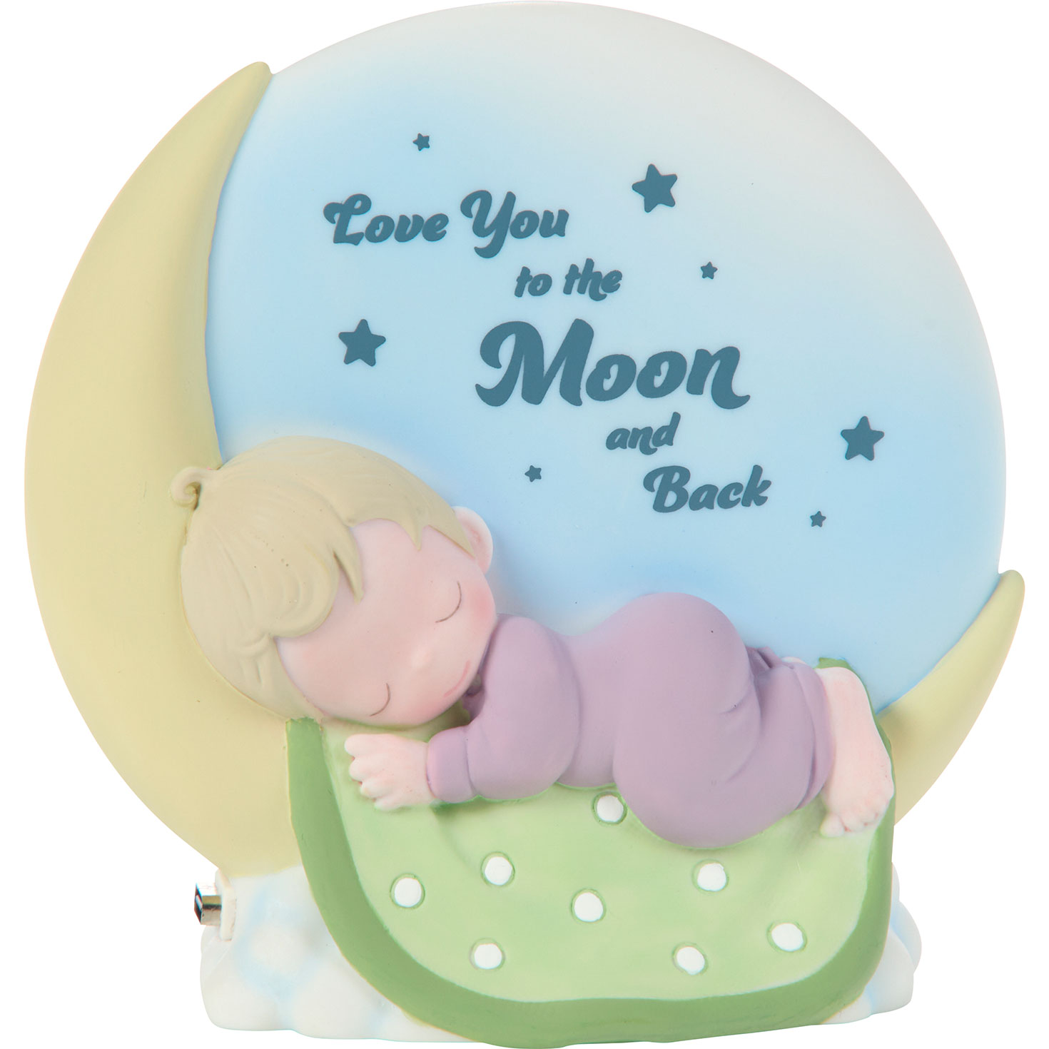 Precious Moments Love You to the Moon and Back Baby Nightlight ...