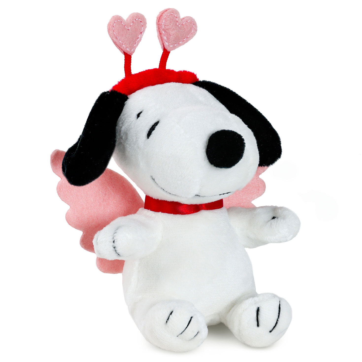 Peanuts® Snoopy Cupid Zip-Along Valentine's Day Plush Toy - Interactive ...