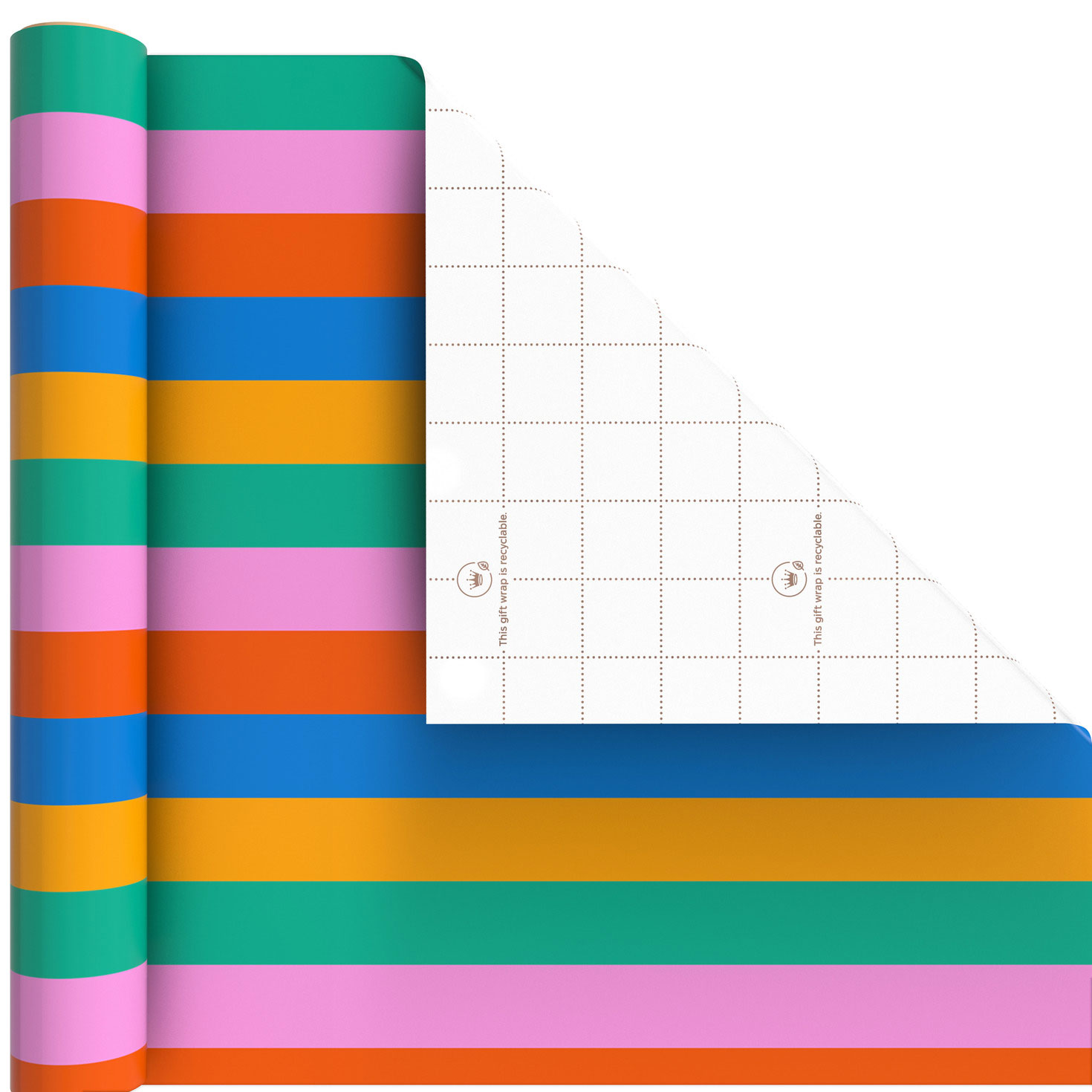 Bold Modern Stripes Wrapping Paper Mini Roll, 38.8 sq. ft. - Wrapping ...