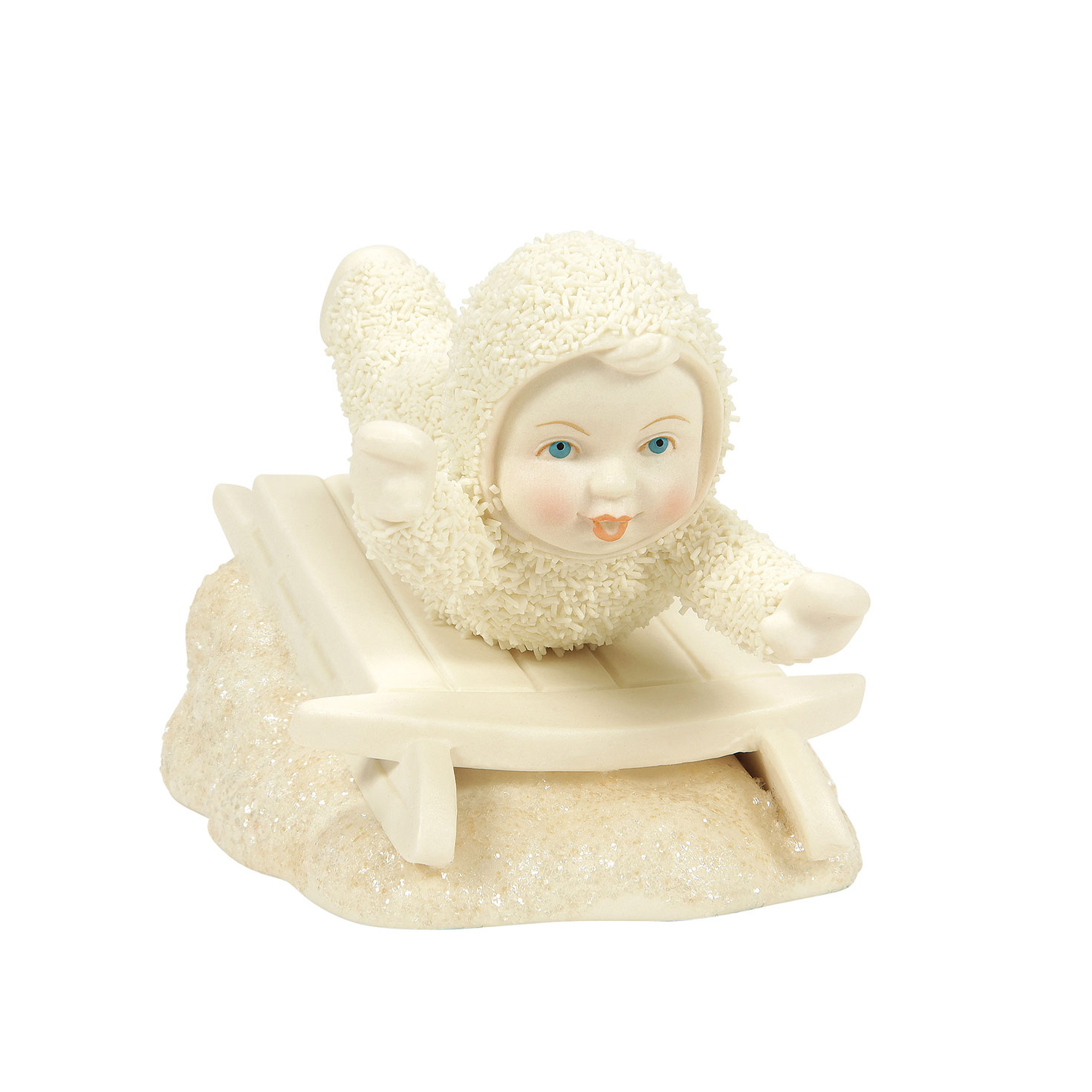 Enesco Snowbabies Belly Sleddin' Baby Figurine, 2.83" - Figurines ...