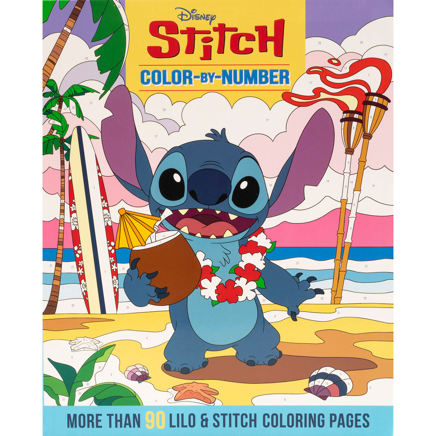 Disney Stitch Color-by-Number Activity Book - Arts & Crafts | Hallmark