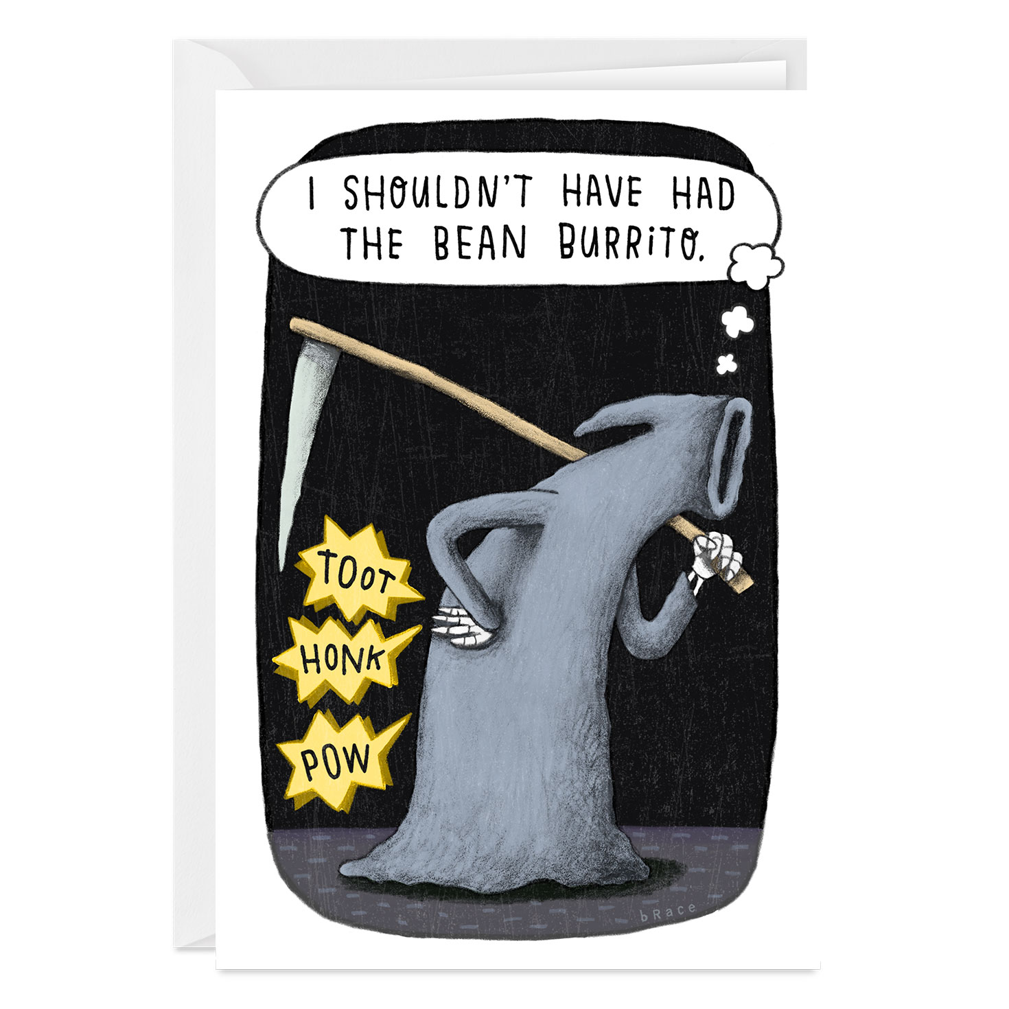 Grim Ripper Funny Custom Halloween Card - Greeting Cards | Hallmark
