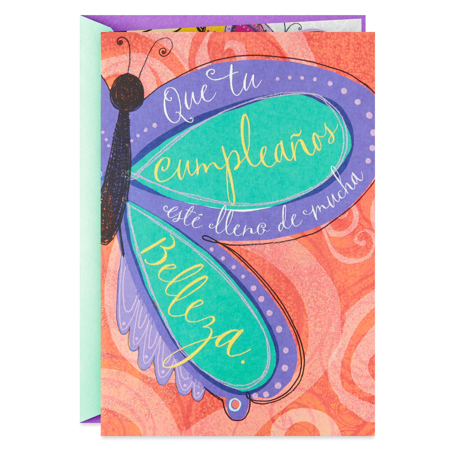 Butterfly Bouquet Spanish-Language Pop Up Birthday Card - Greeting ...