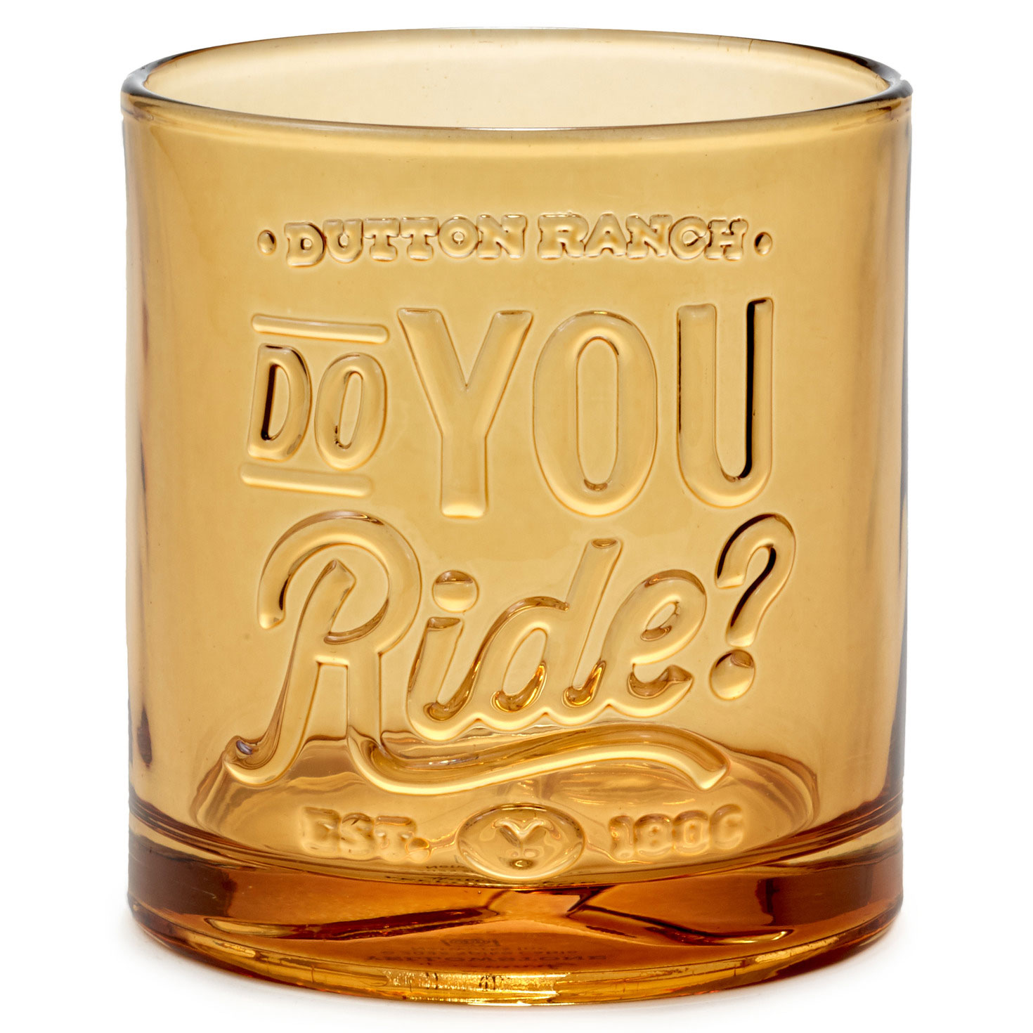 Yellowstone Dutton Ranch Do You Ride? Lowball Glass, 9.5 oz ...
