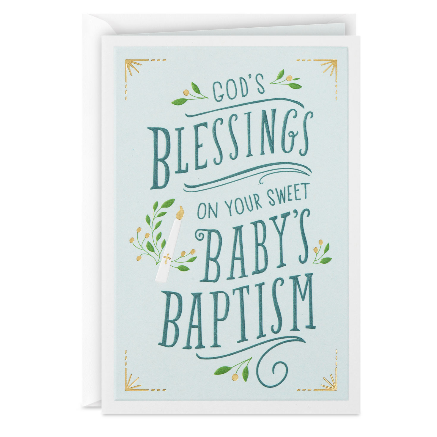 God's Blessings on Your Sweet Baby Religious Baptism Card - Greeting ...