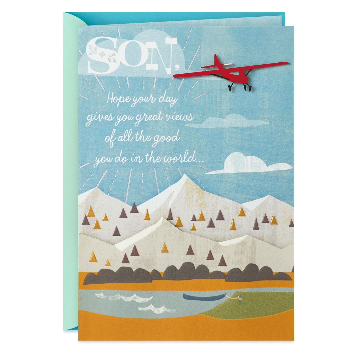 So Loved Airplane Birthday Card for Son - Greeting Cards | Hallmark