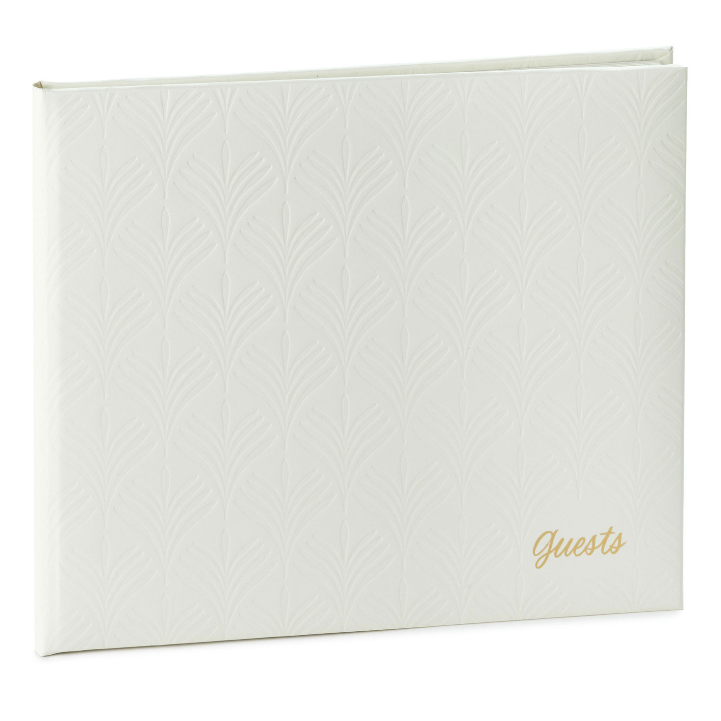 Ivory Botanical Pattern Guest Book - Party Favors | Hallmark