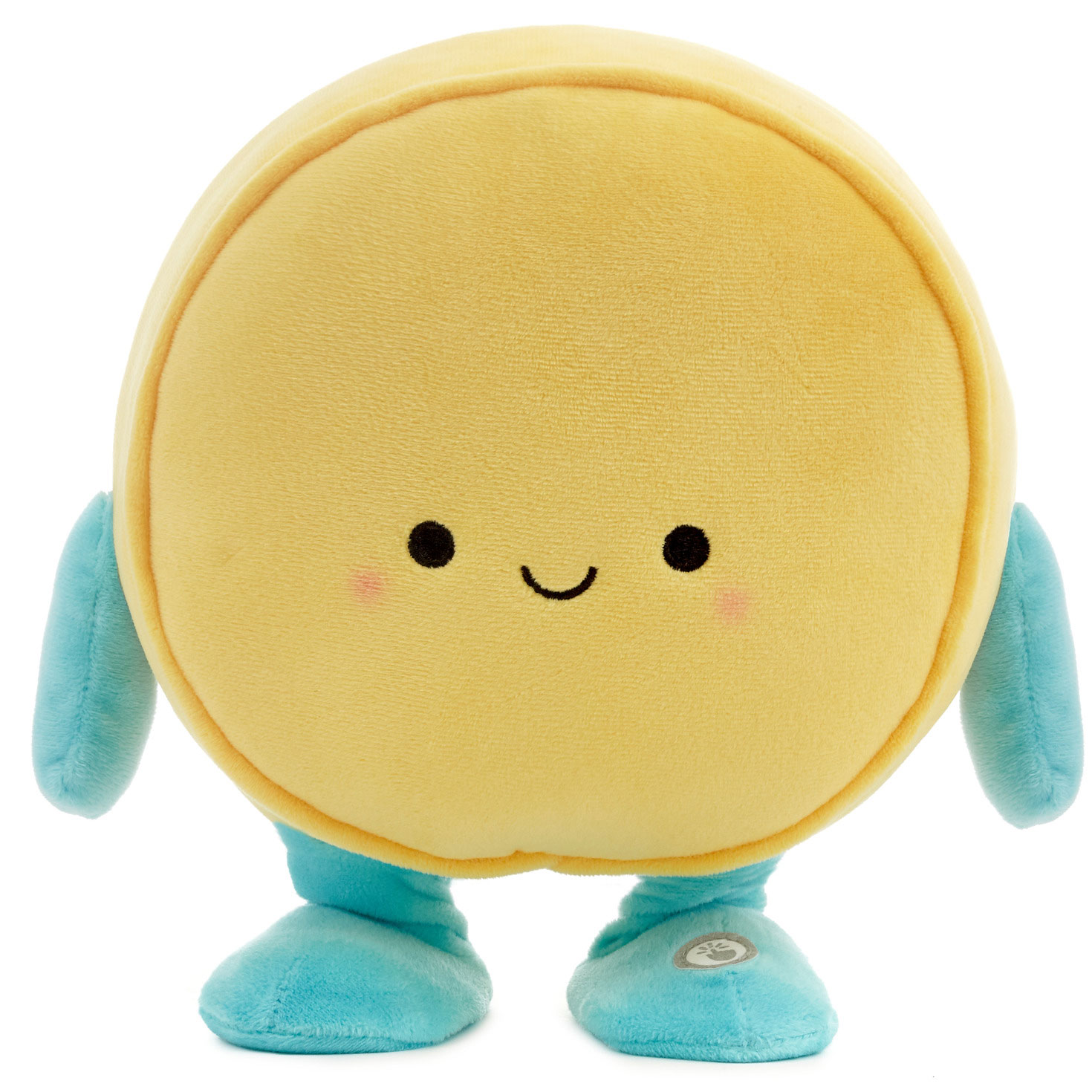Smiley Face Plush With Sound and Motion, 10" - Interactive Stuffed ...