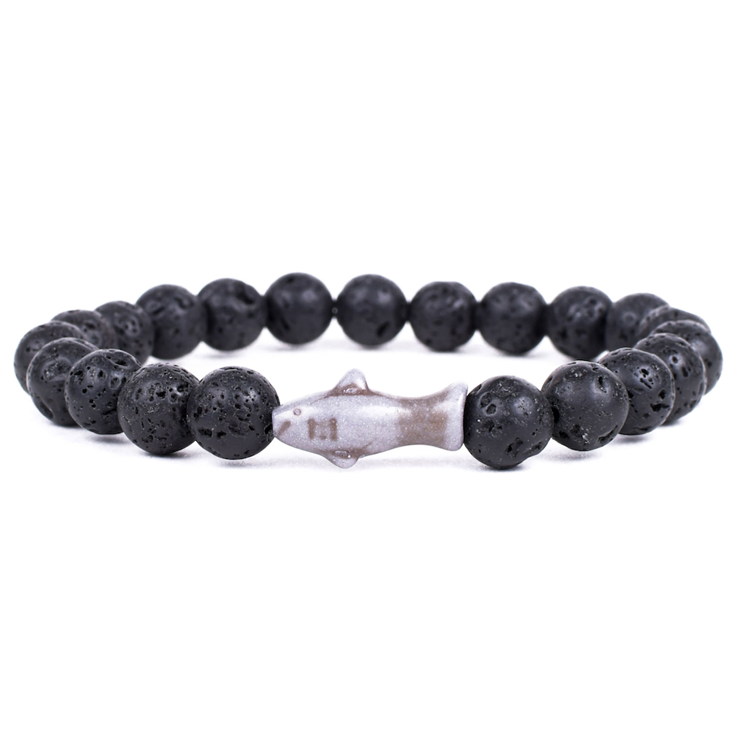 Fahlo Lava Stone Shark Voyage Bracelet - Bracelets | Hallmark