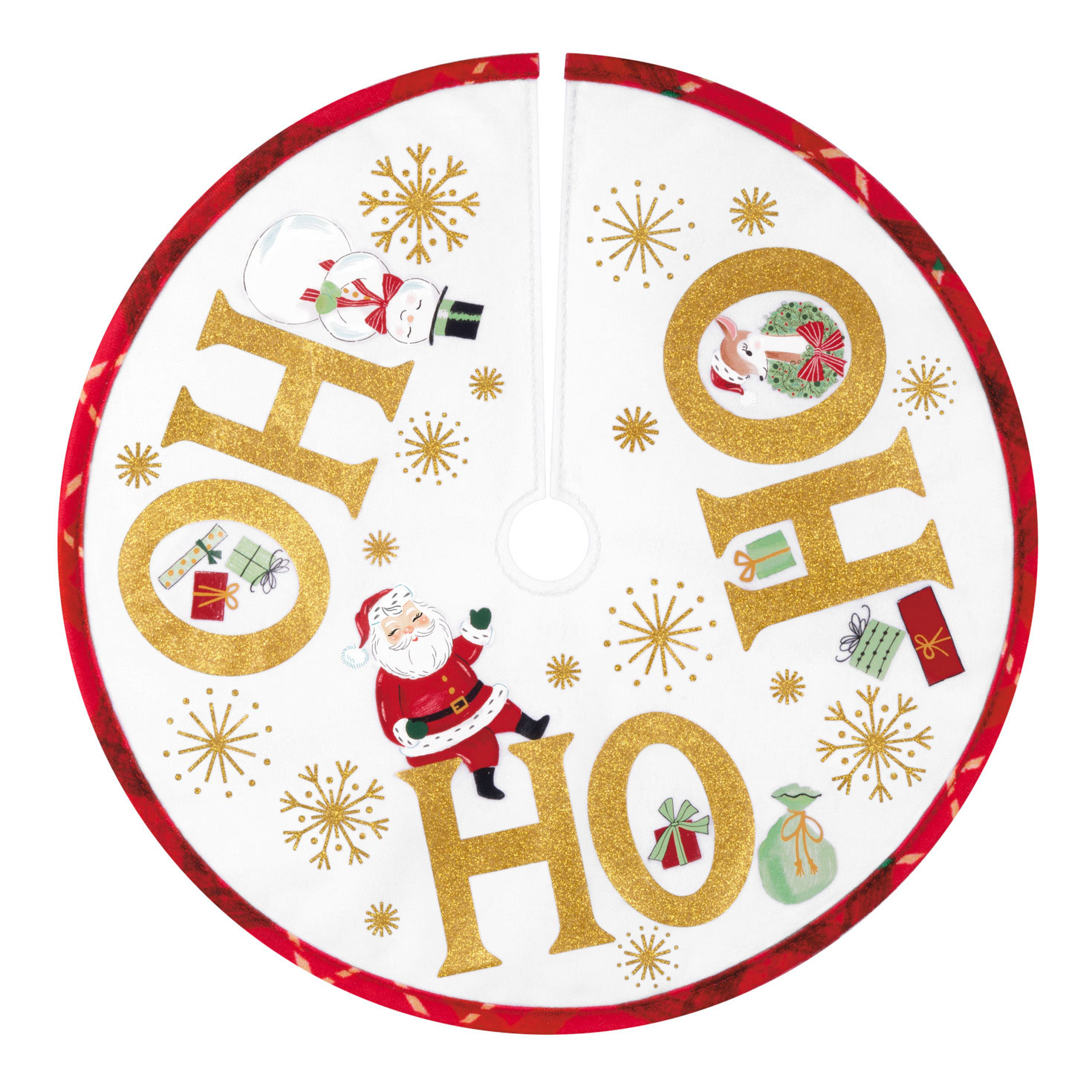 Mini Nostalgic Holiday Tree Skirt, 12" - Keepsake Ornaments | Hallmark