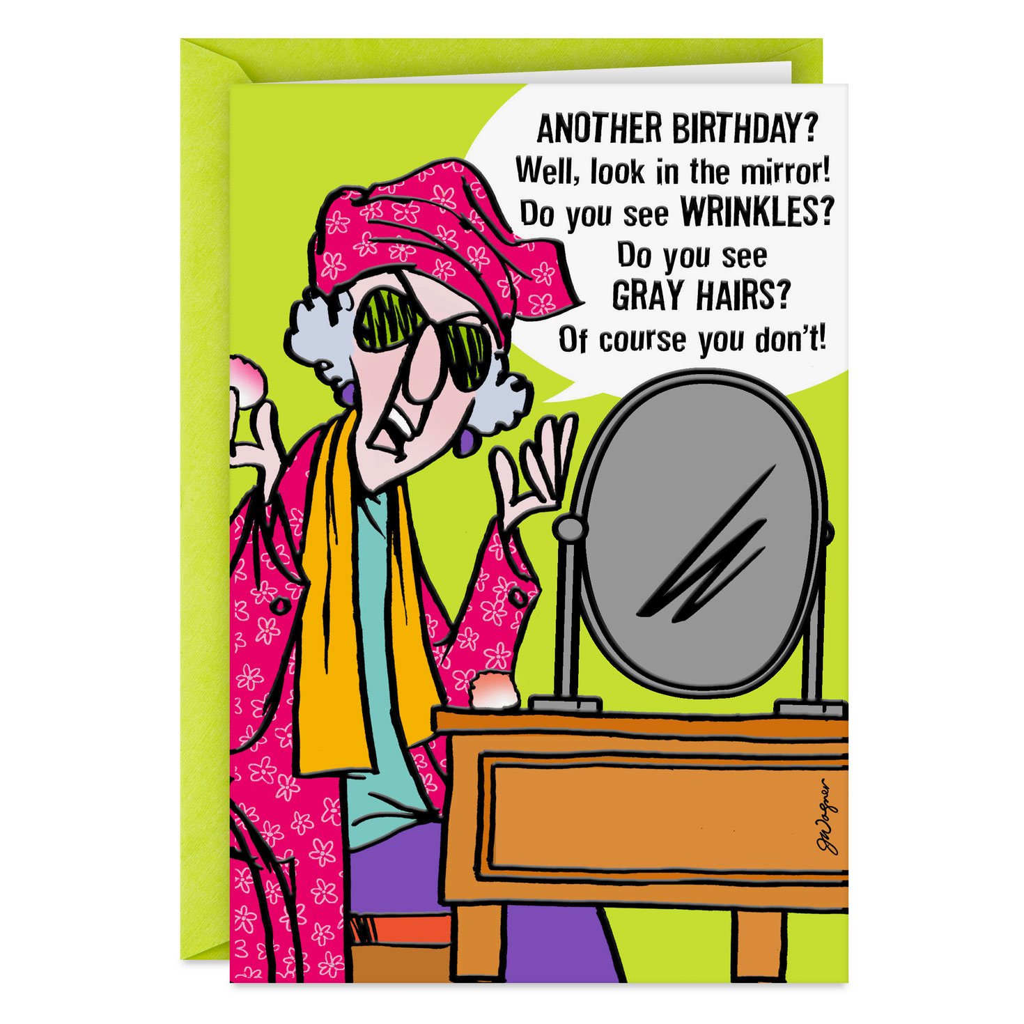 Maxine™ Look in the Mirror Funny Birthday Card - Greeting Cards | Hallmark