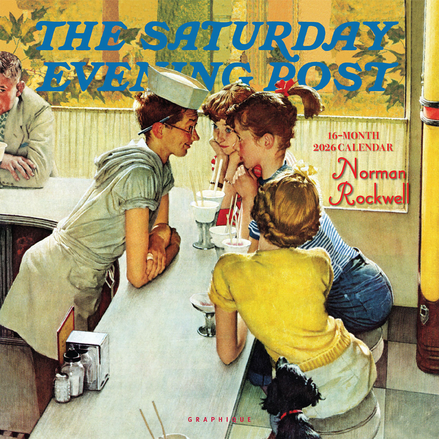 Graphique The Saturday Evening Post 16-Month 2026 Calendar - Calendars ...
