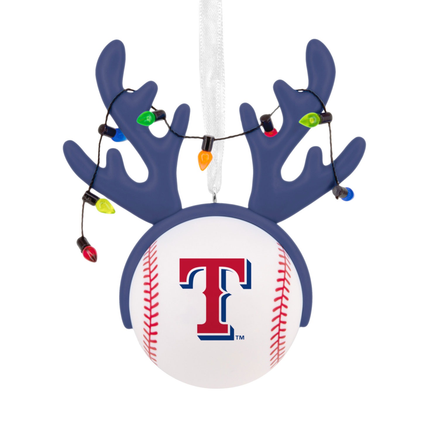 MLB Texas Rangers™ Reindeer Baseball Hallmark Ornament - Hallmark ...