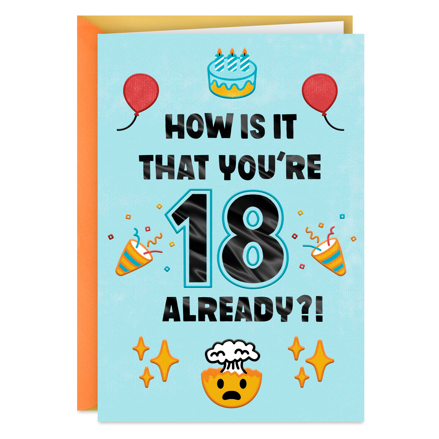 Happy 18th Birthday For Boys Poster Happy 18th Birthday With Blue