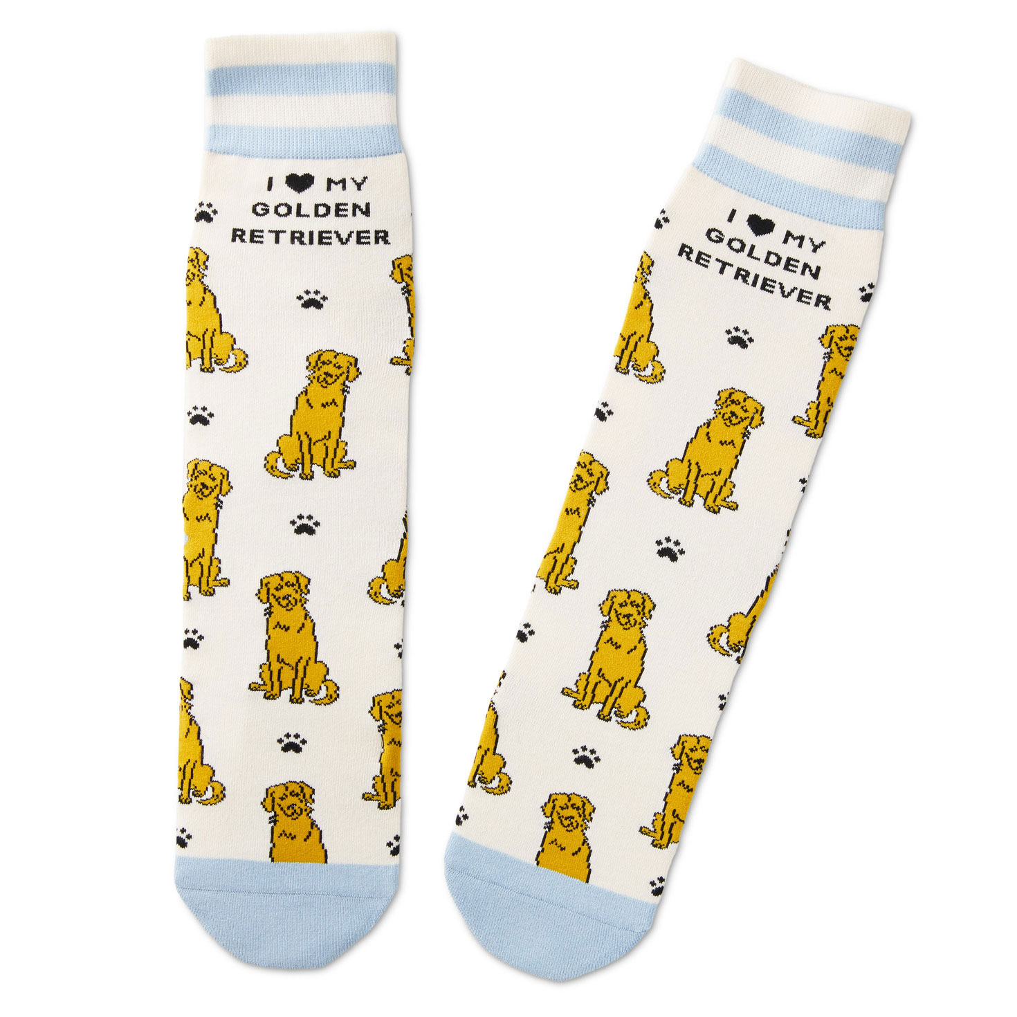 I Love My Golden Retriever Crew Socks - Socks & Slippers | Hallmark