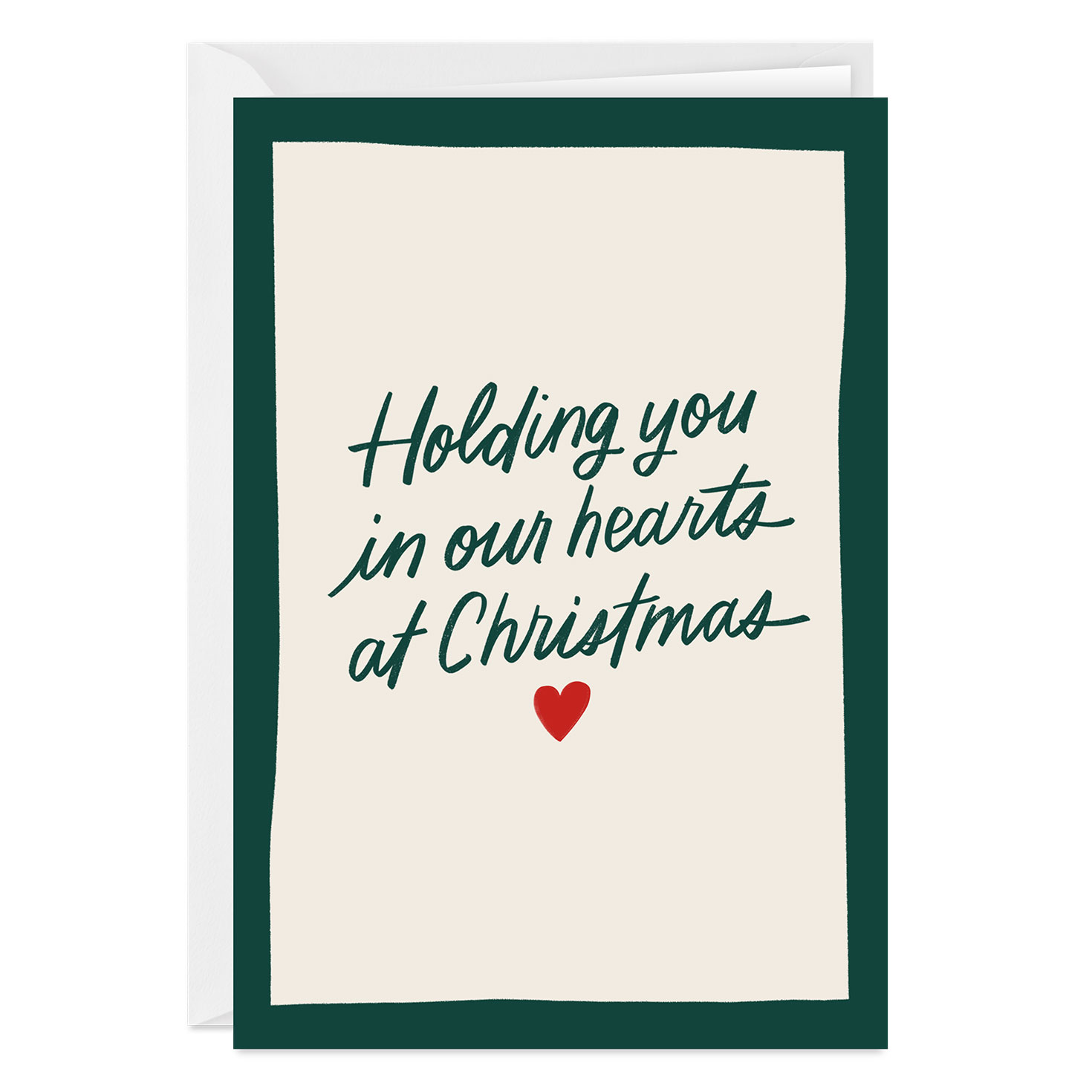 Holding You In Our Hearts Custom Christmas Card - Greeting Cards | Hallmark