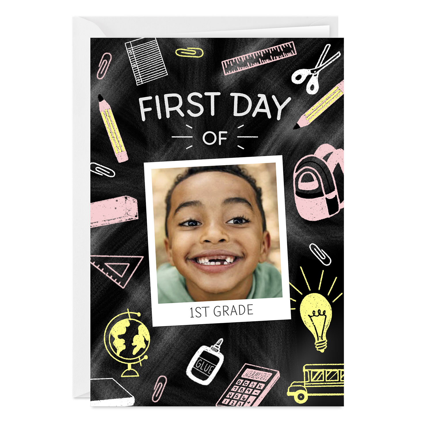 School Design Icons Custom Card for Kid - Greeting Cards | Hallmark