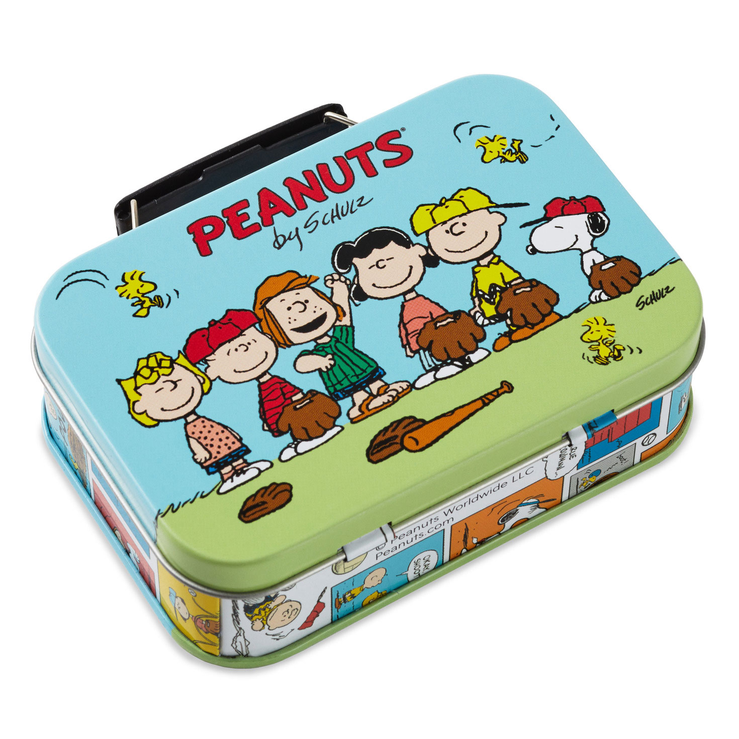 2.5" Peanuts® Gang Baseball Tin Gift Card Holder Box - Gift Card ...