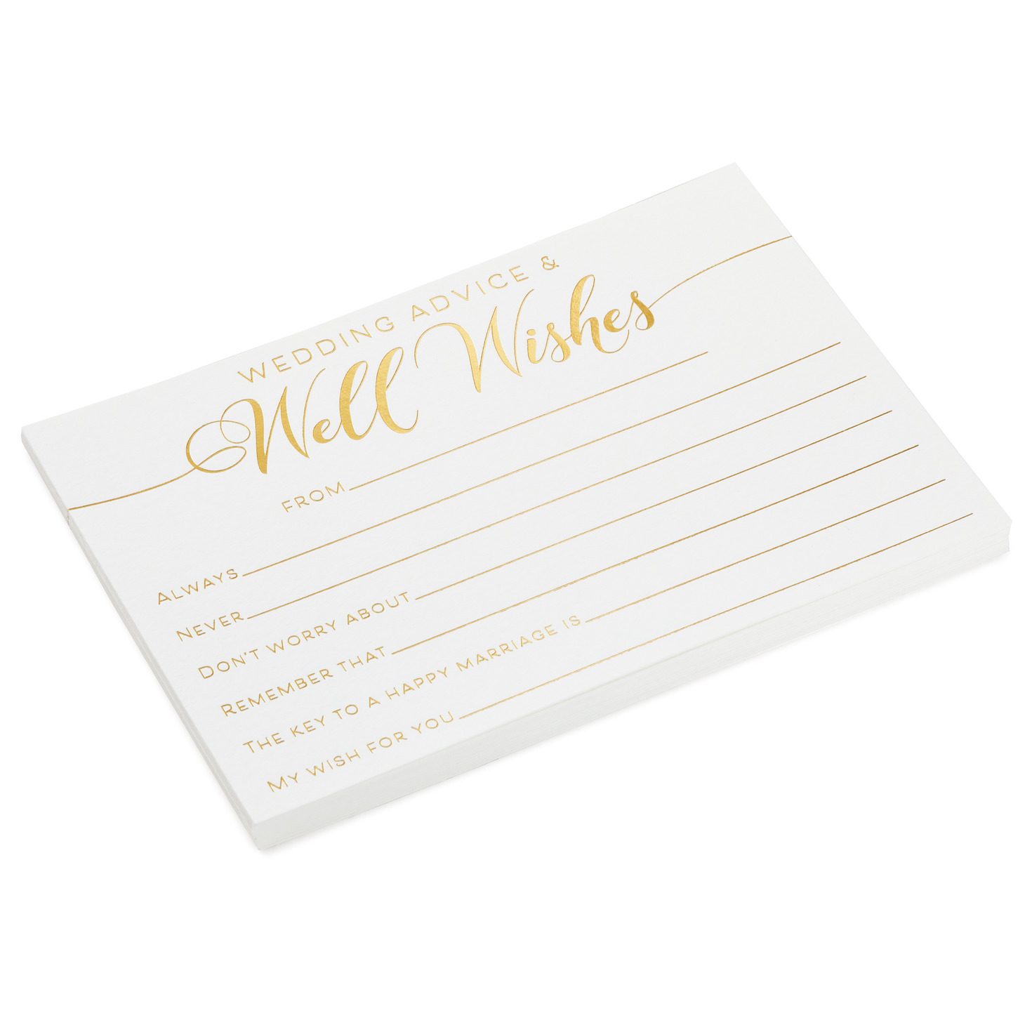 Wedding Advice and Well Wishes Note Cards, Pack of 24 - Note Cards ...