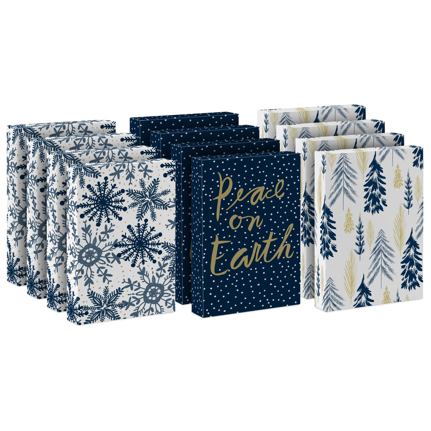 Winter Wonder 12-Pack Assorted Medium Gift Box Bundle - Gift Boxes ...