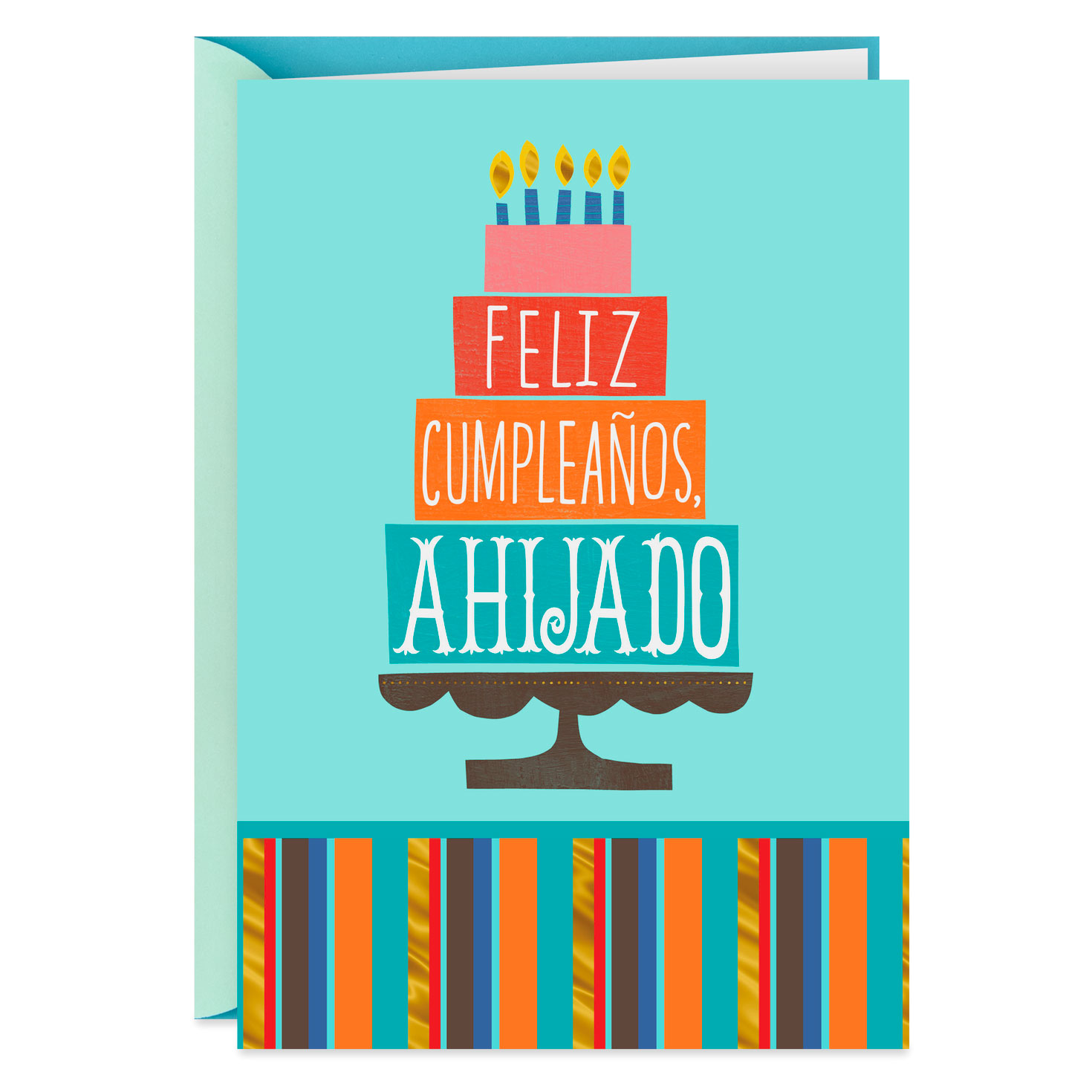 Love and Joy Spanish-Language Birthday Card for Godson - Greeting Cards ...