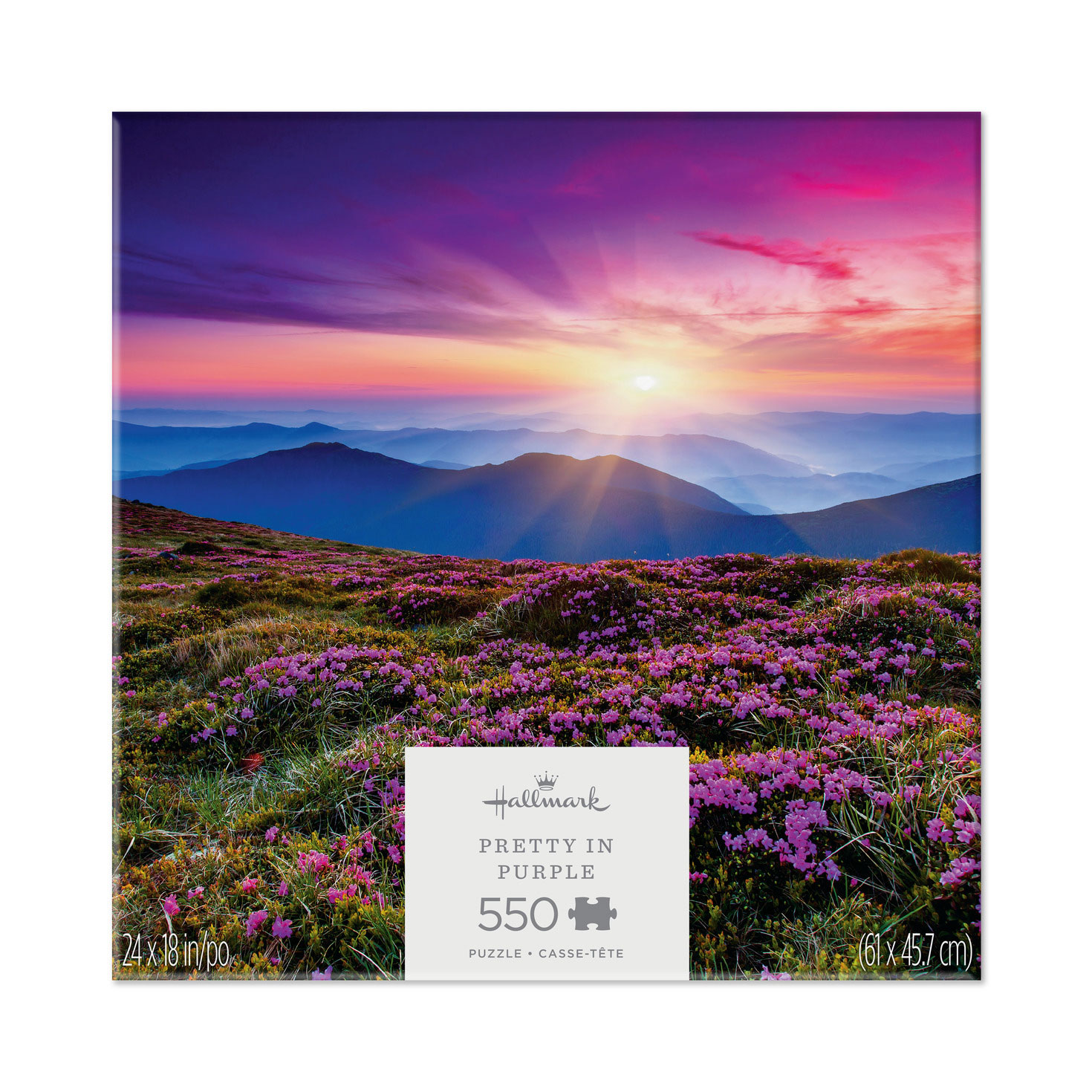 Pretty in Purple 550-Piece Jigsaw Puzzle - Puzzles | Hallmark