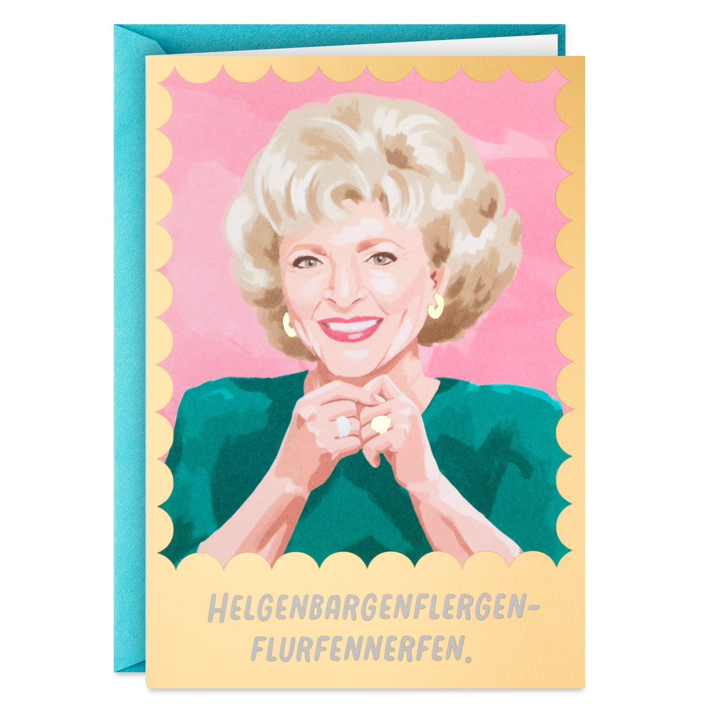 The Golden Girls Rose St. Olaf Funny Birthday Card - Greeting Cards ...