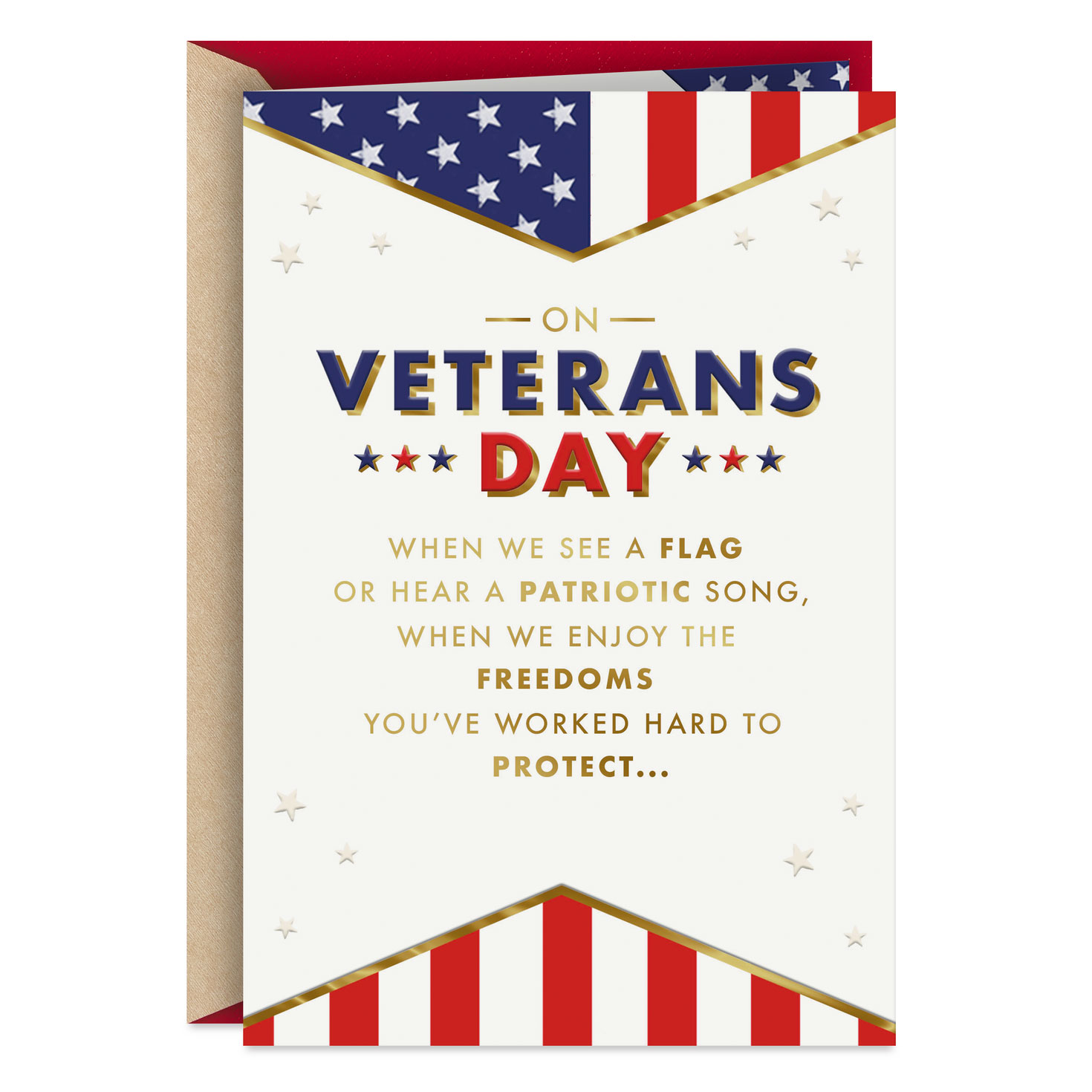 Thank You for Your Service Veterans Day Card - Greeting Cards | Hallmark