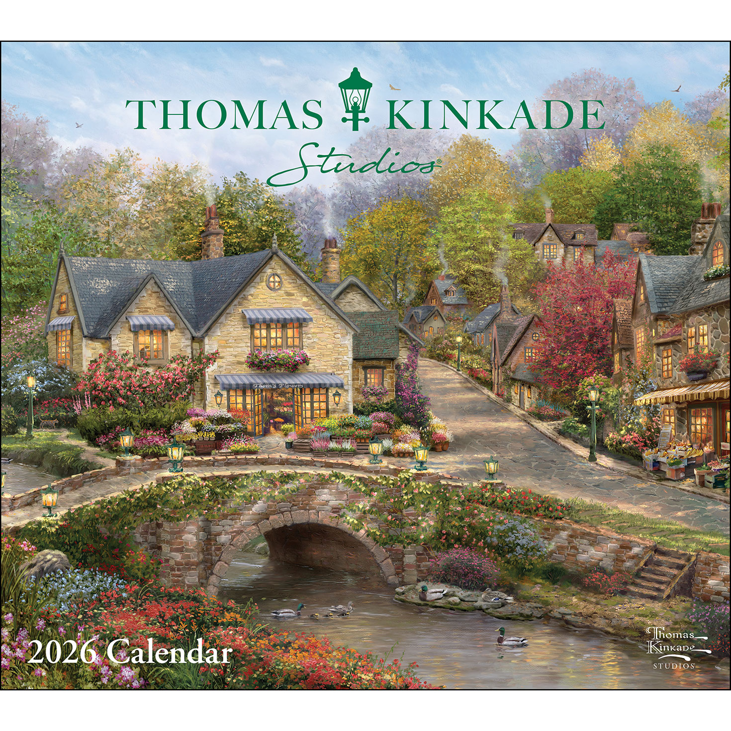 Thomas Kinkade Studios 2026 Deluxe Wall Calendar - Calendars & Planners ...