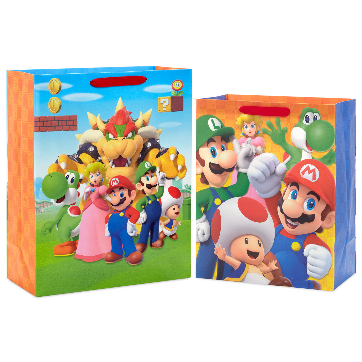 Nintendo Super Mario™ Video Game Fun 2-Pack Assorted Gift Bags - Gift ...