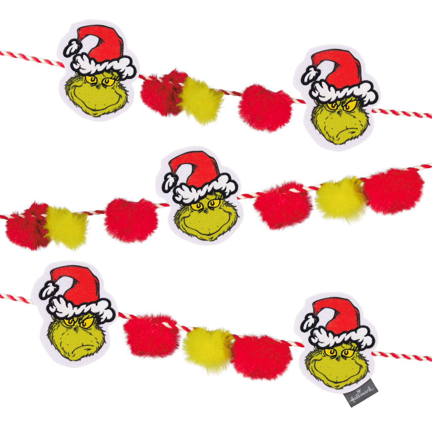 Dr. Seuss's How the Grinch Stole Christmas!™ Fabric Hallmark Garland ...
