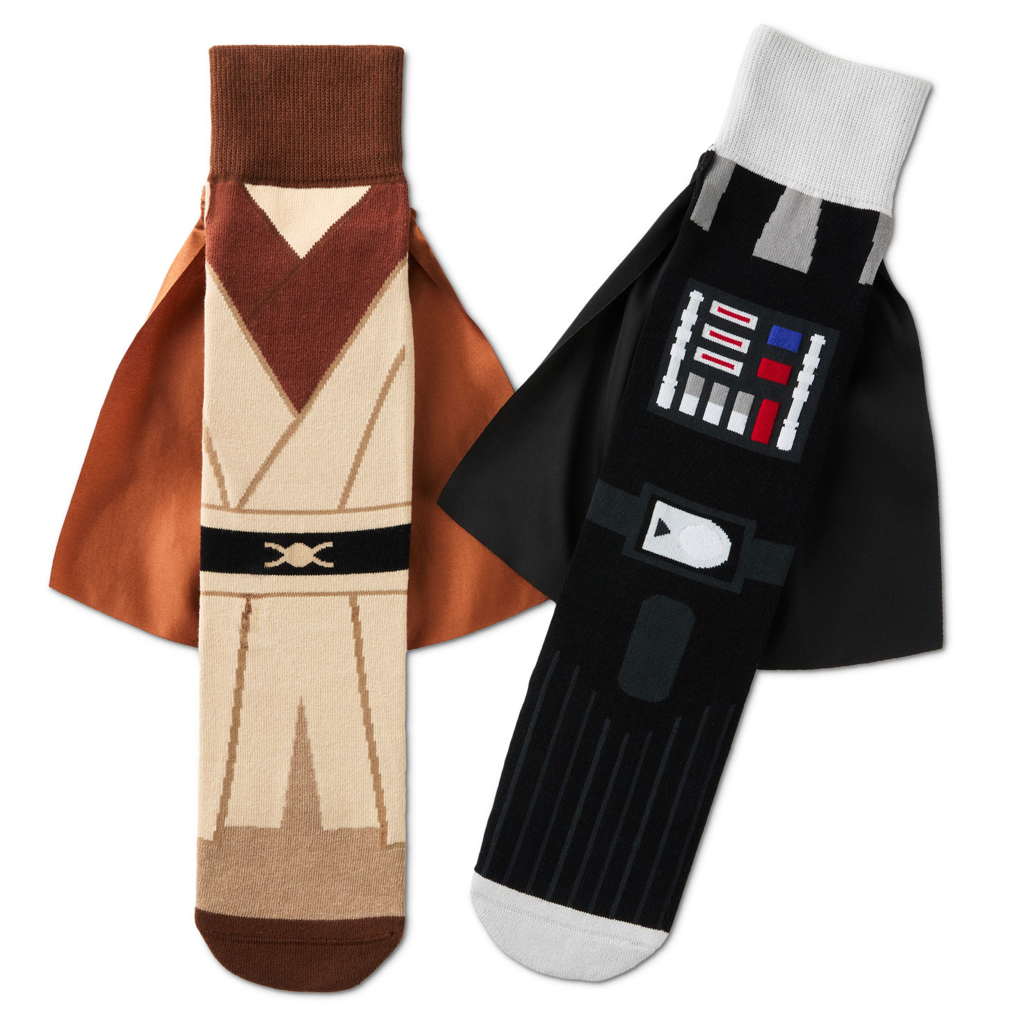 Star Wars™ Obi-Wan Kenobi™ and Darth Vader™ Novelty Socks - Socks ...