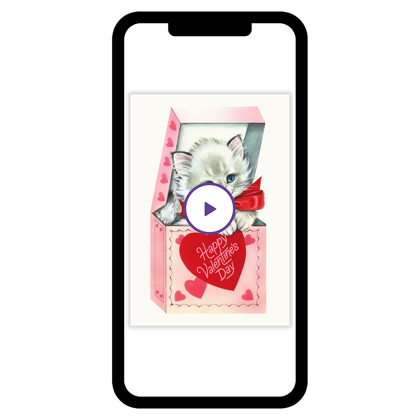 Purr-fect Cutie Valentine's Day eCard - eCards | Hallmark