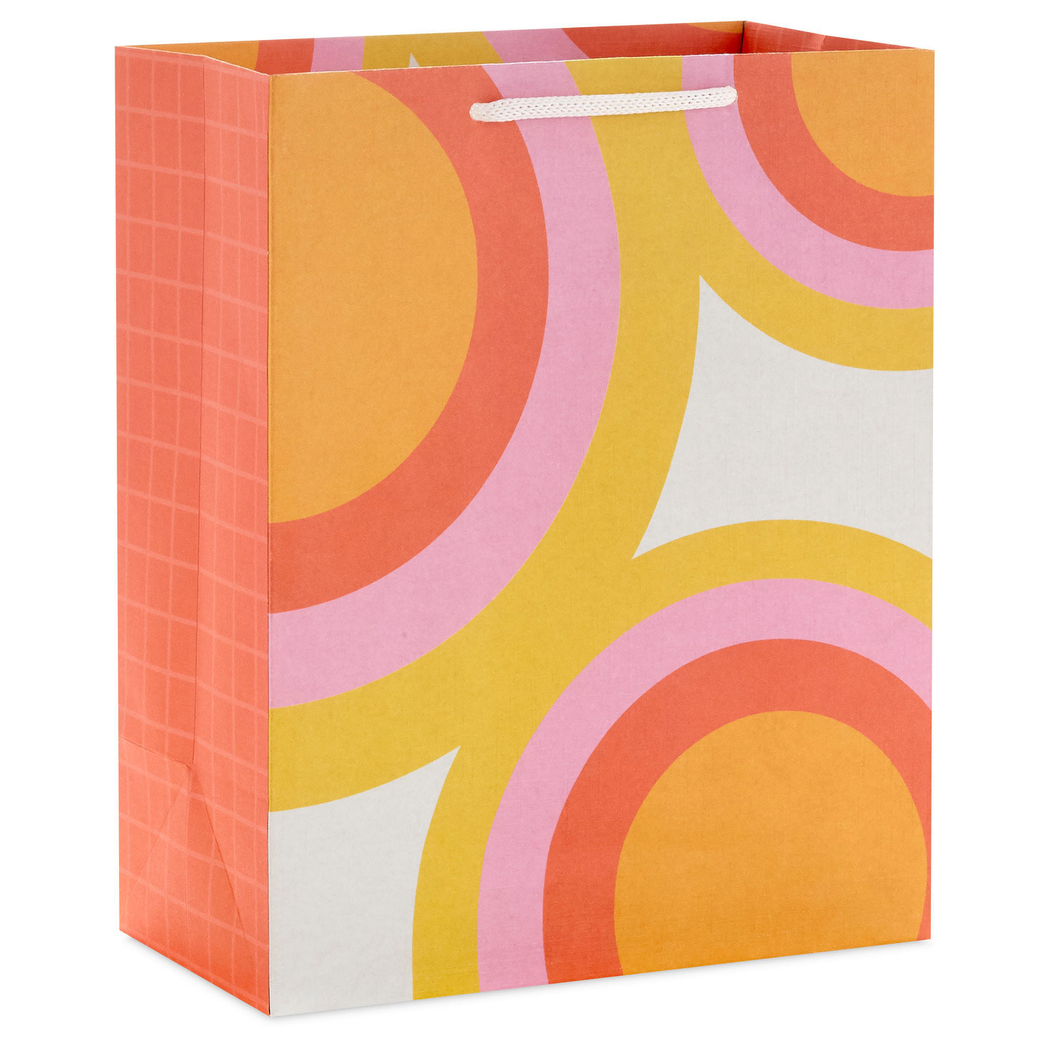 9.6" Warm Concentric Circles Medium Gift Bag - Gift Bags | Hallmark
