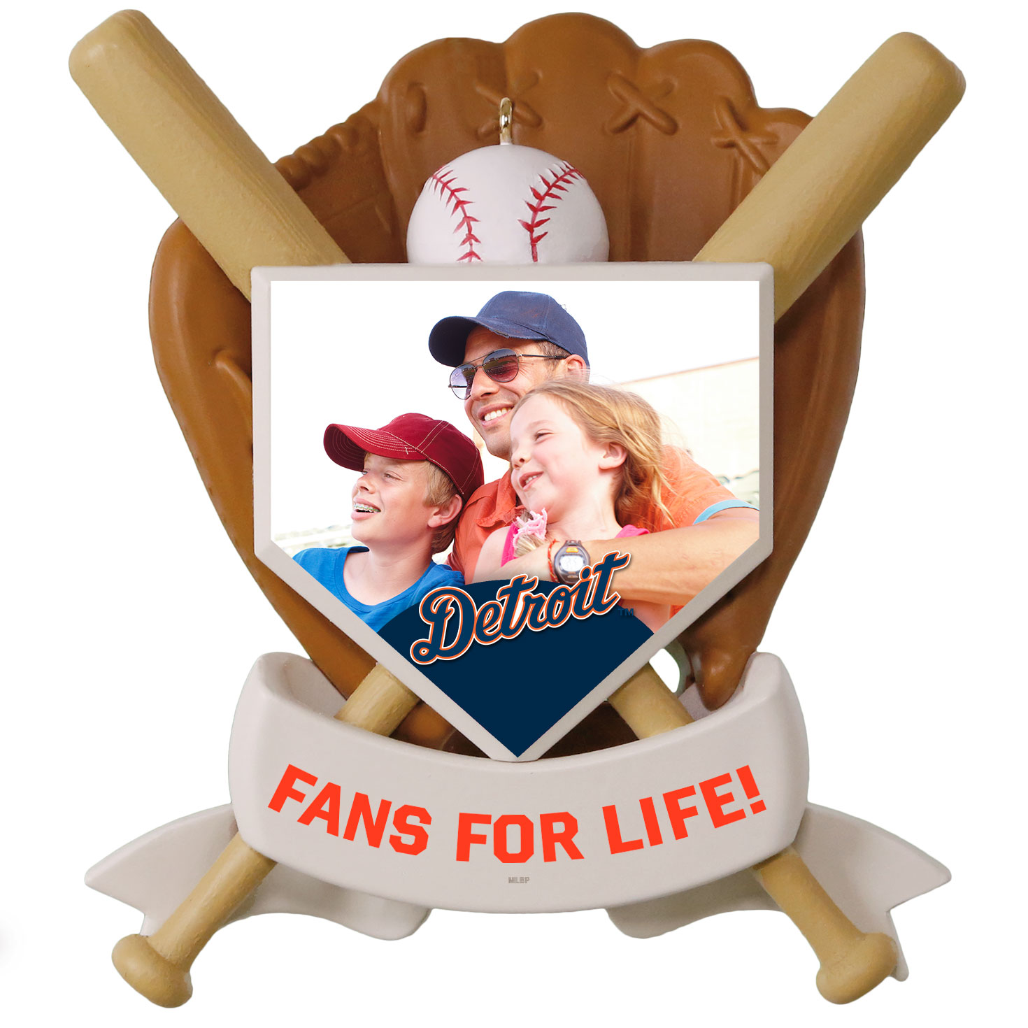 MLB Detroit Tigers™ Baseball Personalized Ornament, Custom Photo and ...