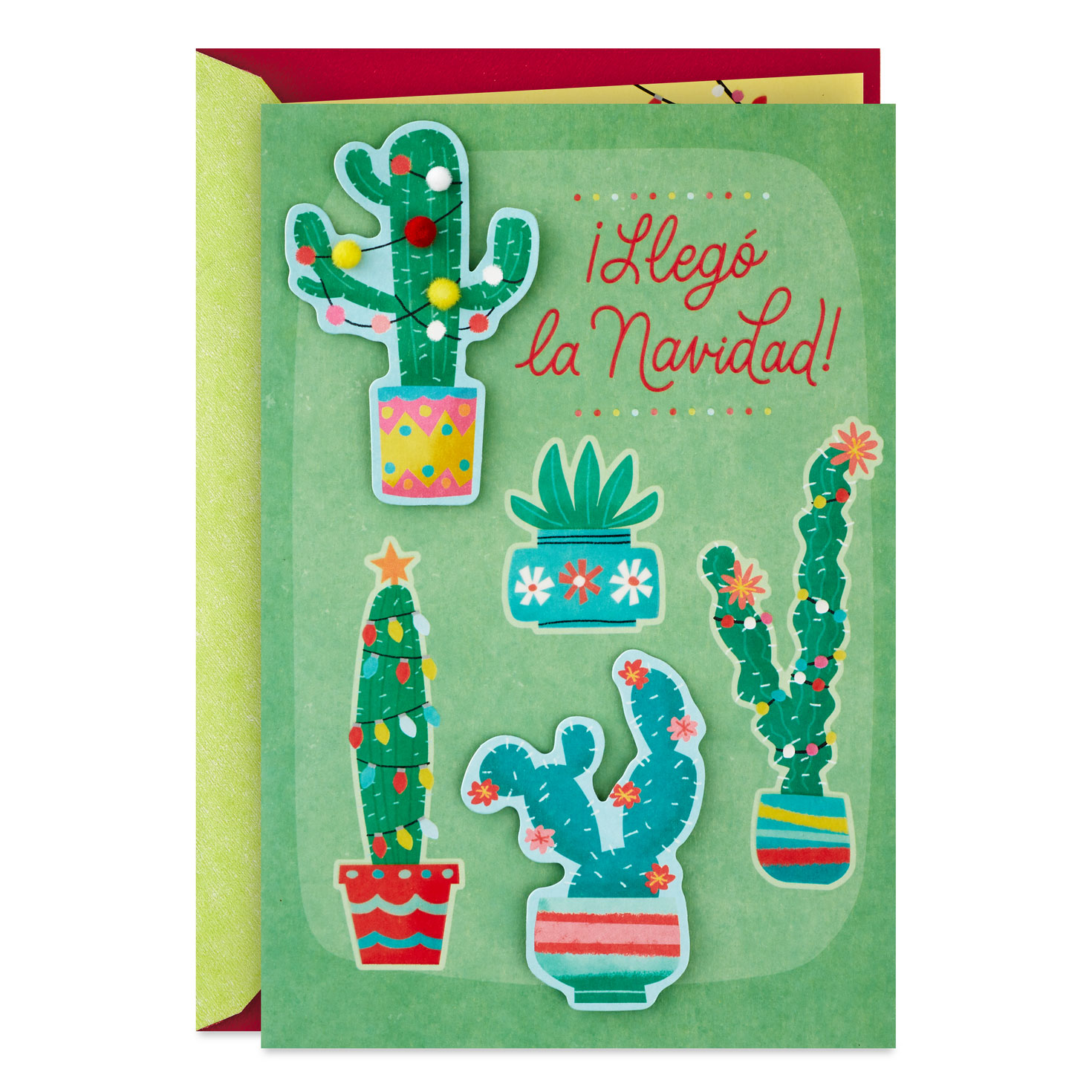 Love, Joy and Happiness Spanish-Language Christmas Card - Greeting ...