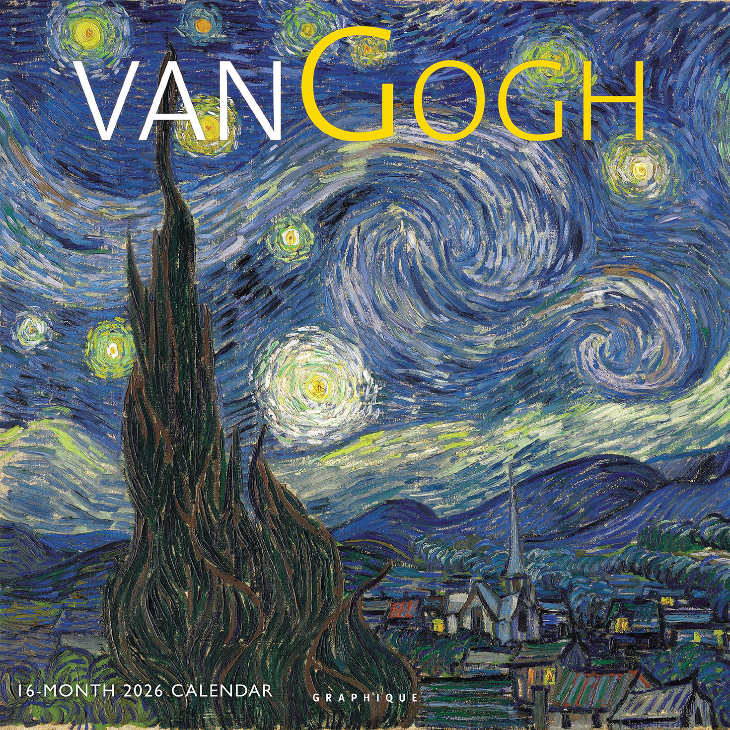 Graphique 2026 Van Gogh 16-Month Calendar - Calendars & Planners | Hallmark