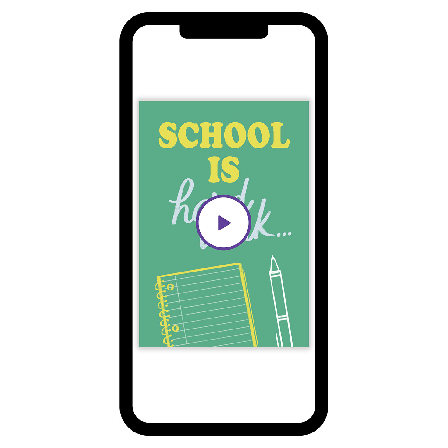 School Is Hard Work Encouragement eCard - eCards | Hallmark